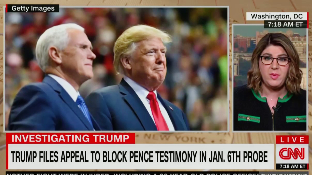 CNN Justice Reporter Torpedoes Trump's Chances Of Silencing Pence In ...