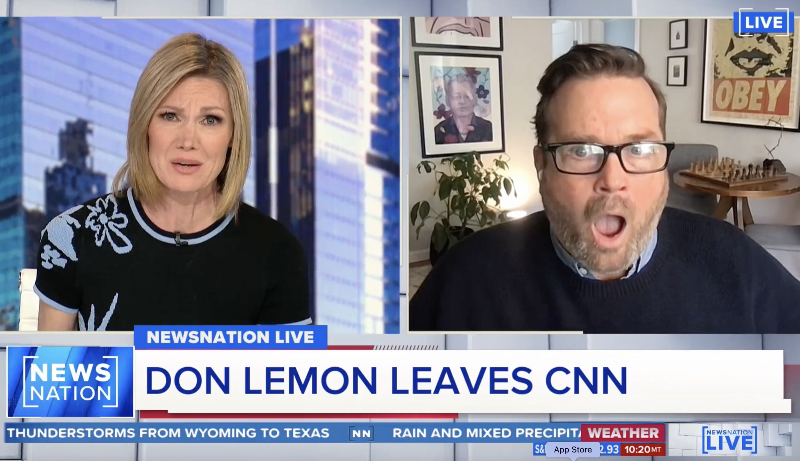 Mediaite's Colby Hall Learns Live On-Air About Don Lemon's Firing
