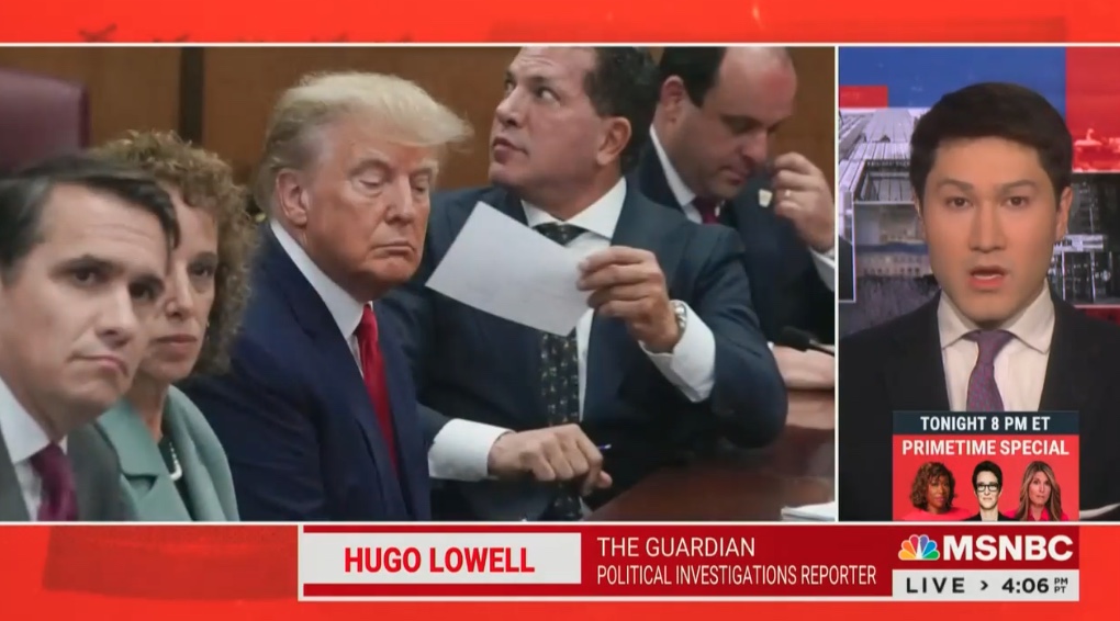 Hugo Lowell: Trump Was ‘Visibly Shaken’ at Arraignment