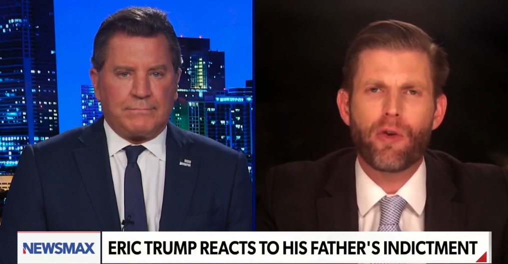 Eric Trump Claims the 2020 Election Proves Democrats Will ‘Lie' to Win