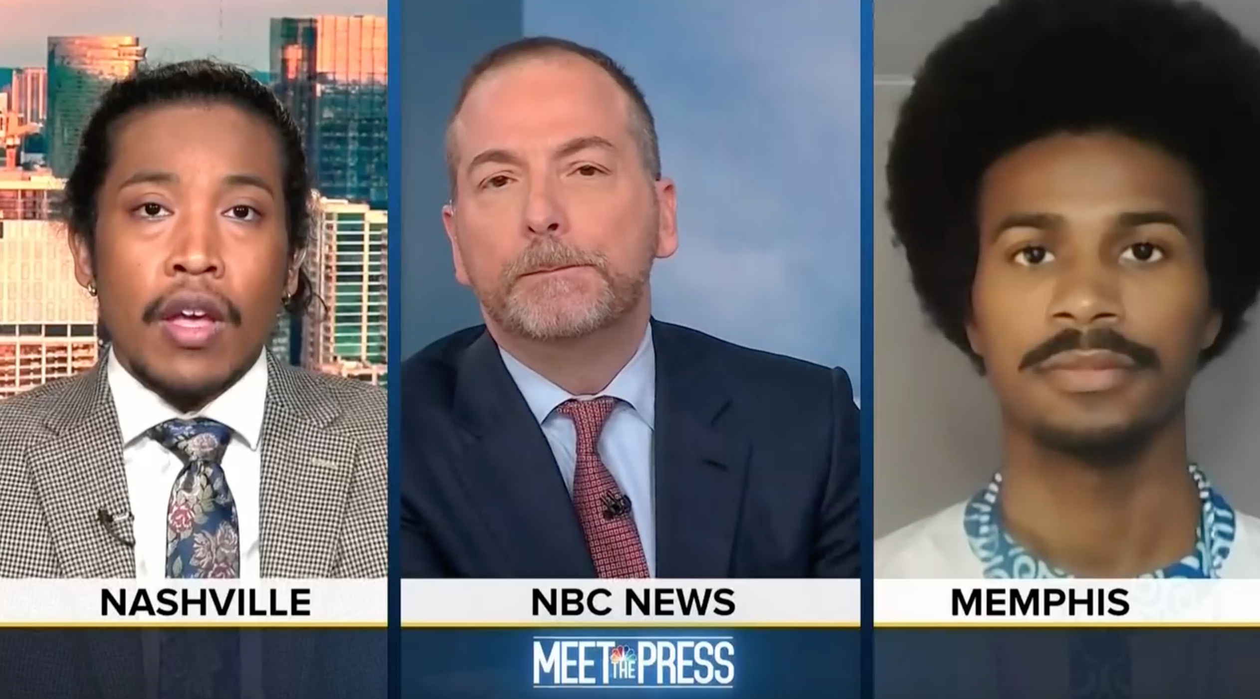 Justin Pearson, Justin Jones Appear on Meet the Press