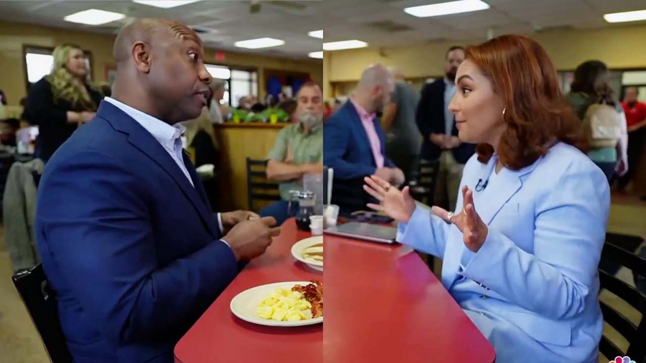 WATCH: NBC News Reporter Keeps Asking About Trump In Tim Scott ...