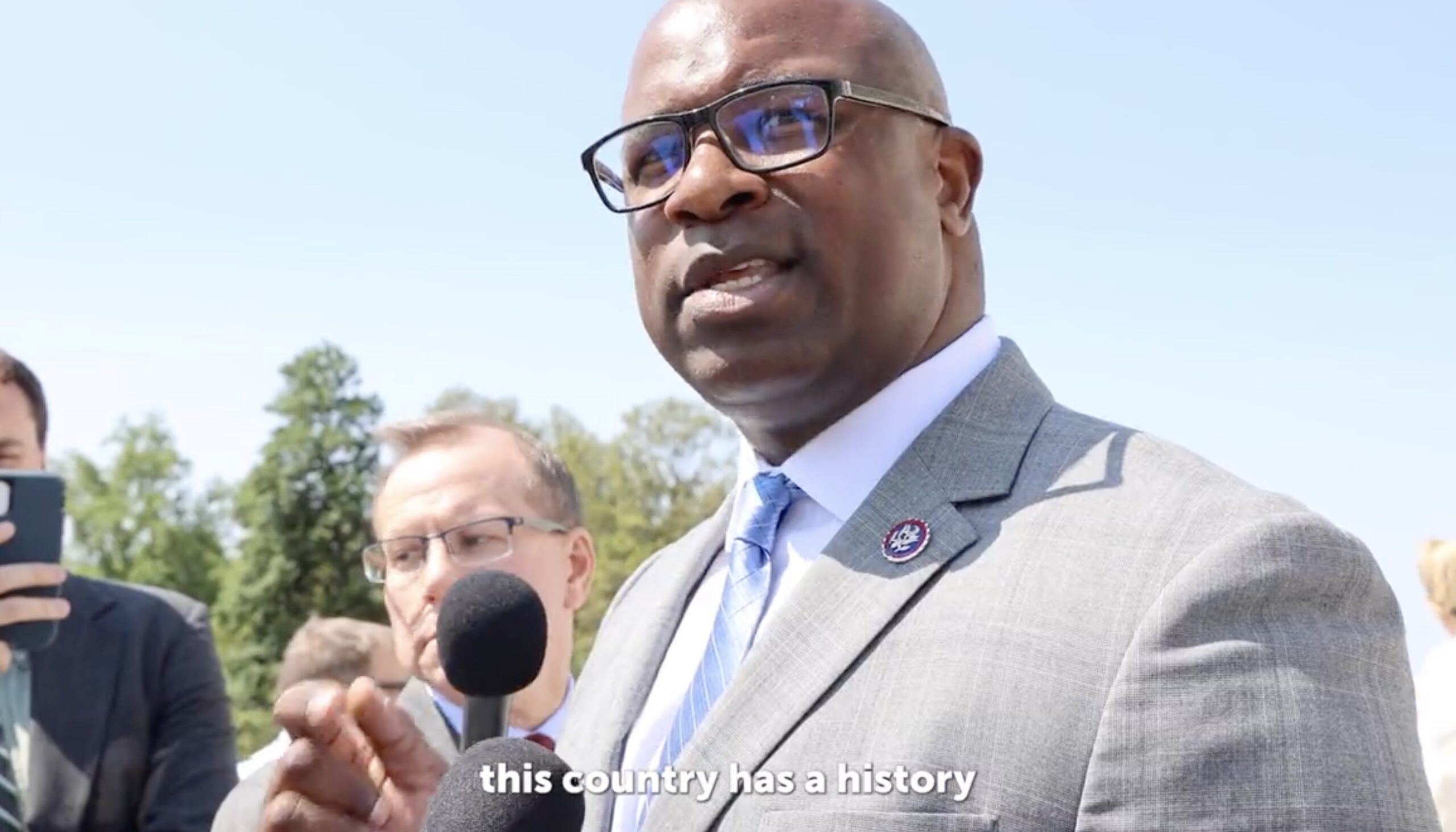 Bowman Says Taylor Greene “Using a Bullhorn" to Target Him