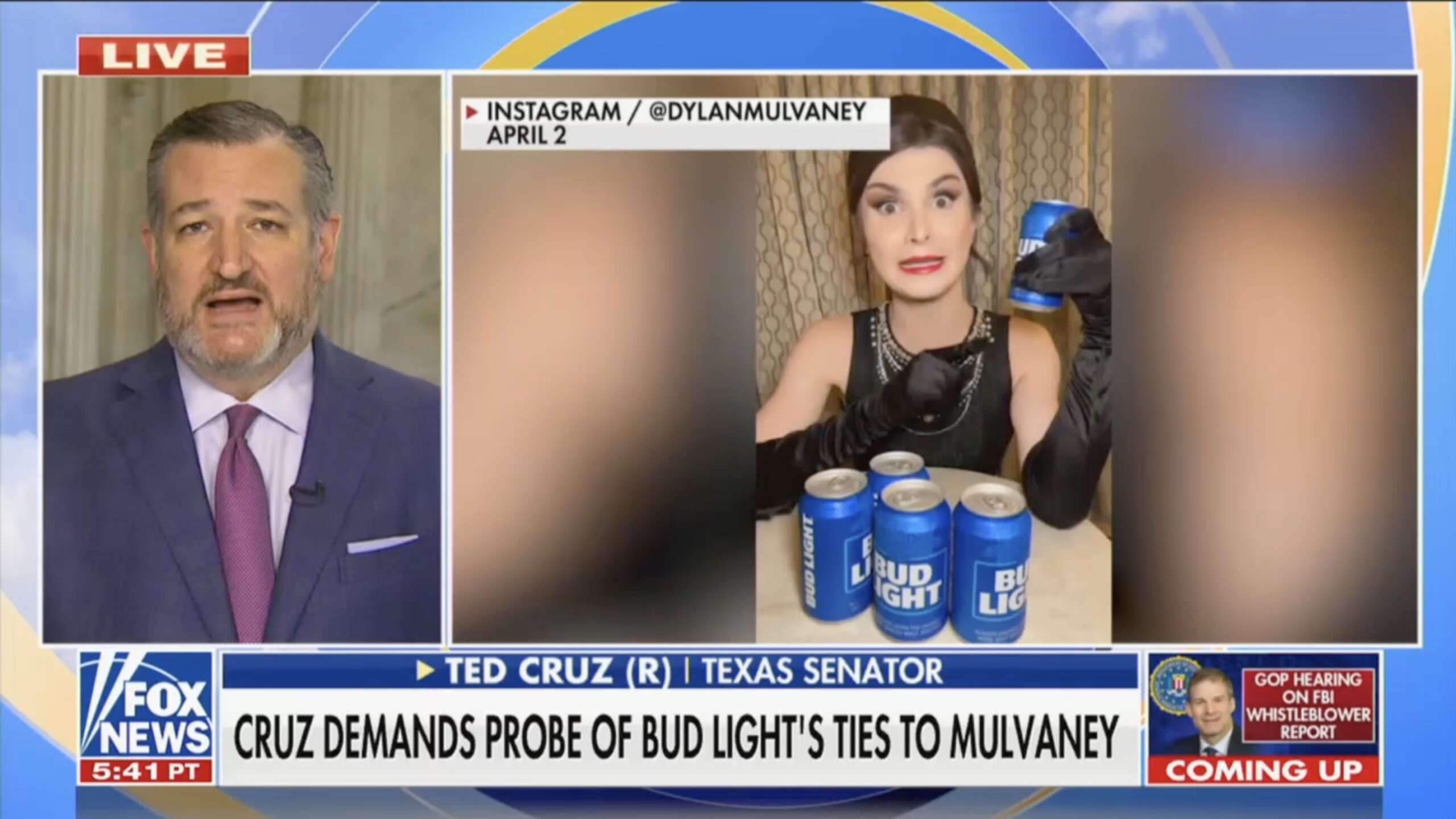 Ted Cruz Calls for Investigation into Bud Light Over Dylan Mulvaney Stunt