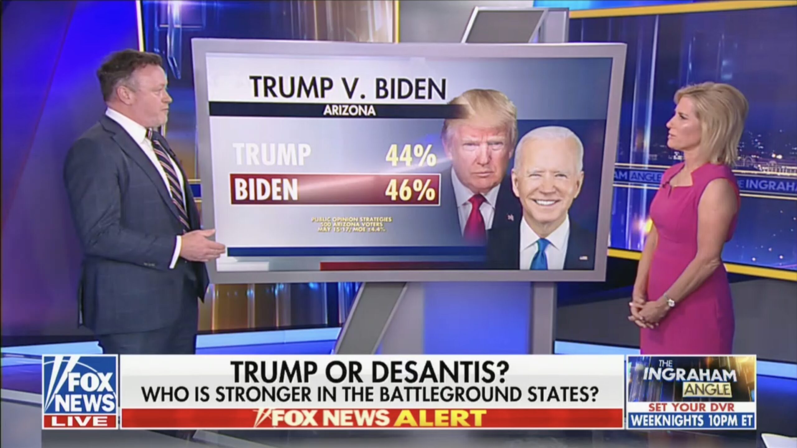 Trump Lashes Out at Fox News' Laura Ingraham After Polls Show Him ...