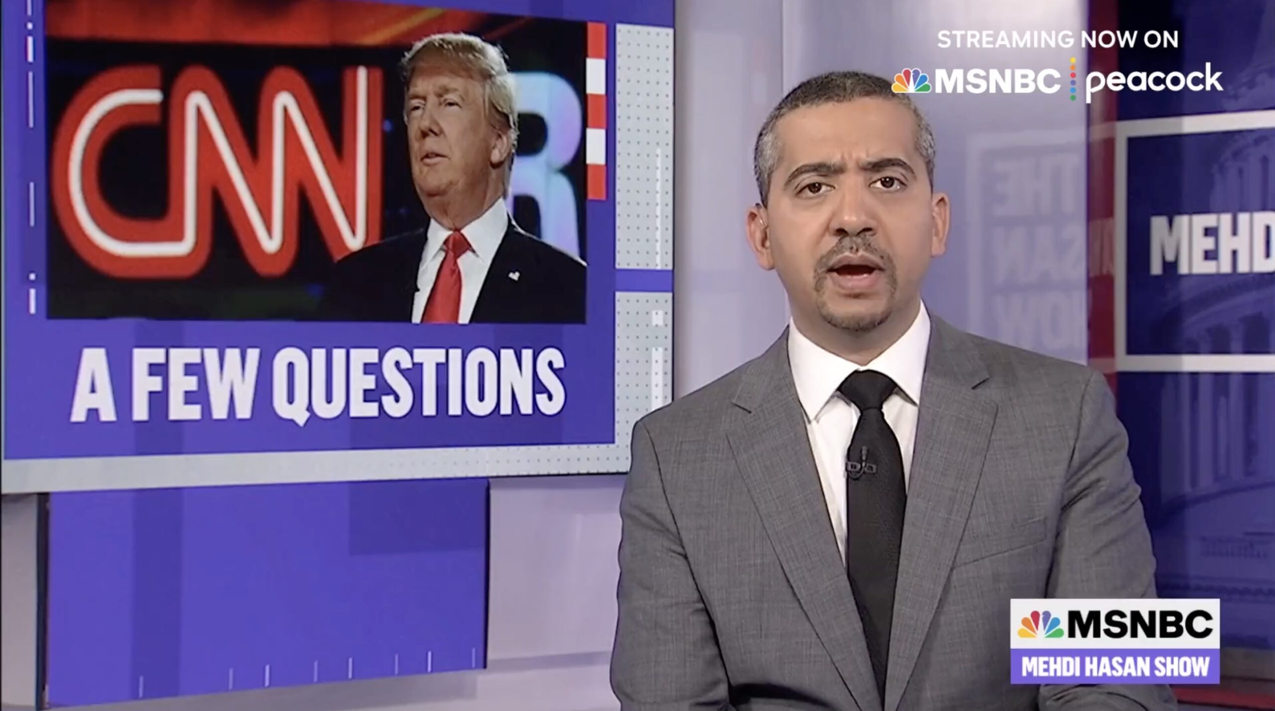 Mehdi Hasan Blasts CNN Over Donald Trump Town Hall
