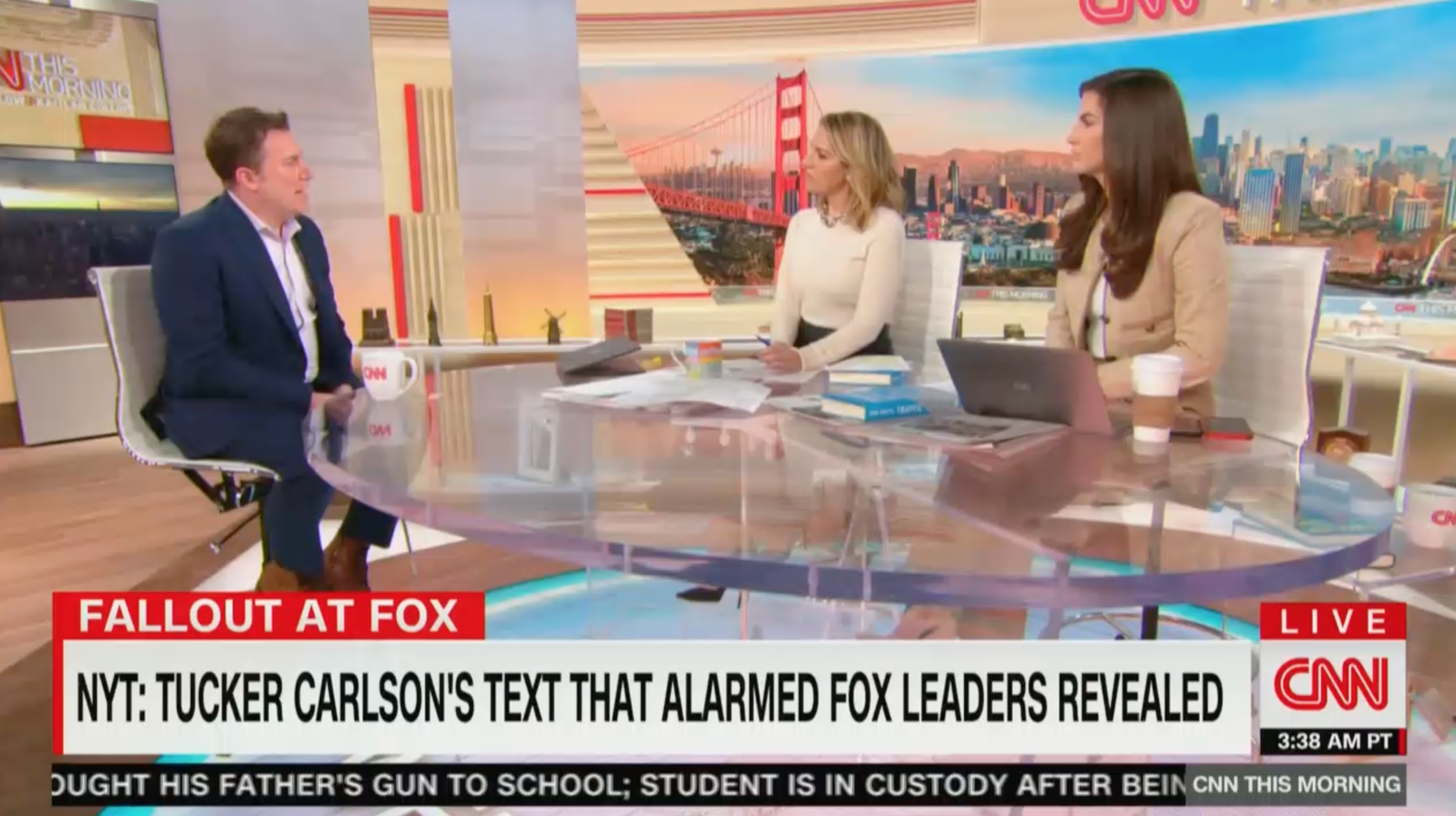 CNN Shocked by Tucker Carlson's 'How White Men Fight' Text