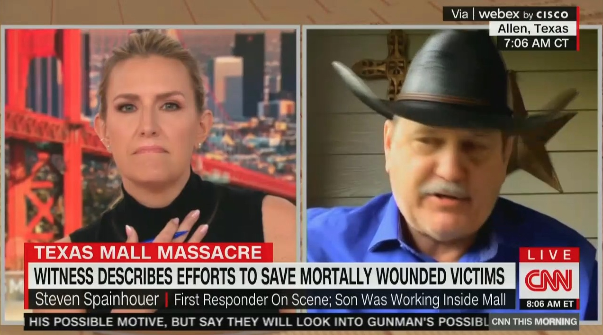 Steven Spainhouer Describes Texas Mall Shooting Aftermath
