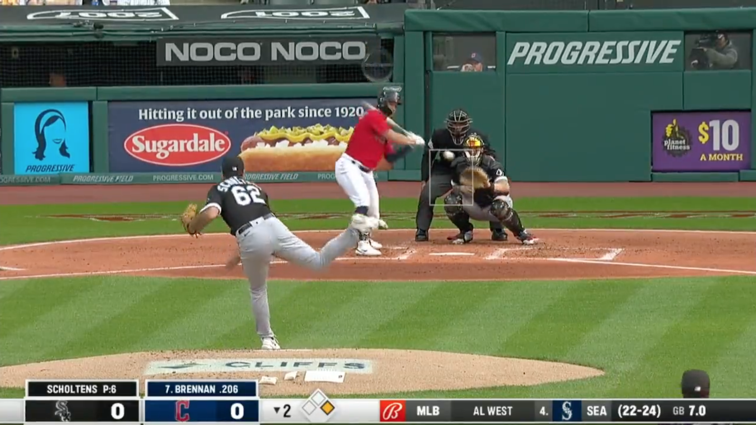 Bird Hit and Killed by Ground Ball in Guardians Game