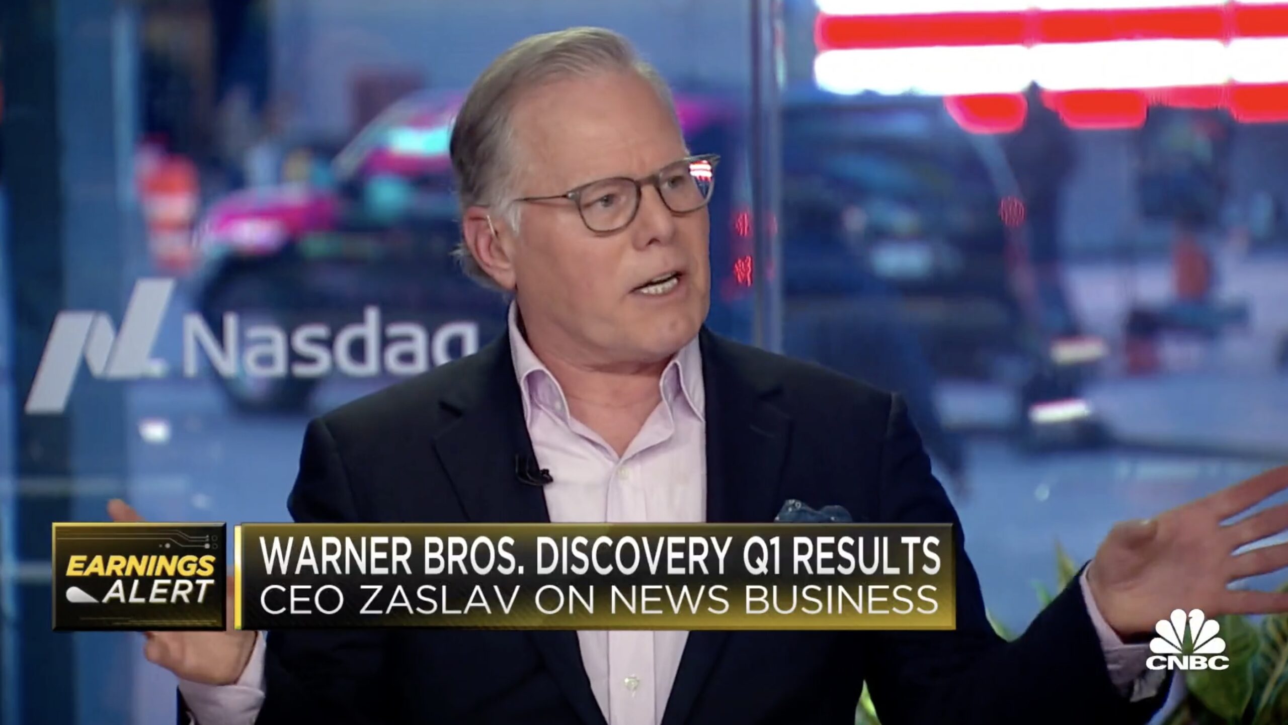 David Zaslav Defends CNN Town Hall With Trump on CNBC