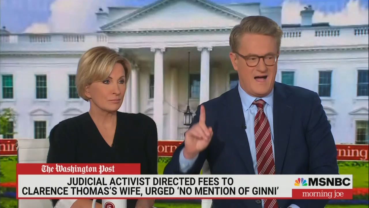 Joe Scarborough Mocks Clarance Thomas Victim Defense