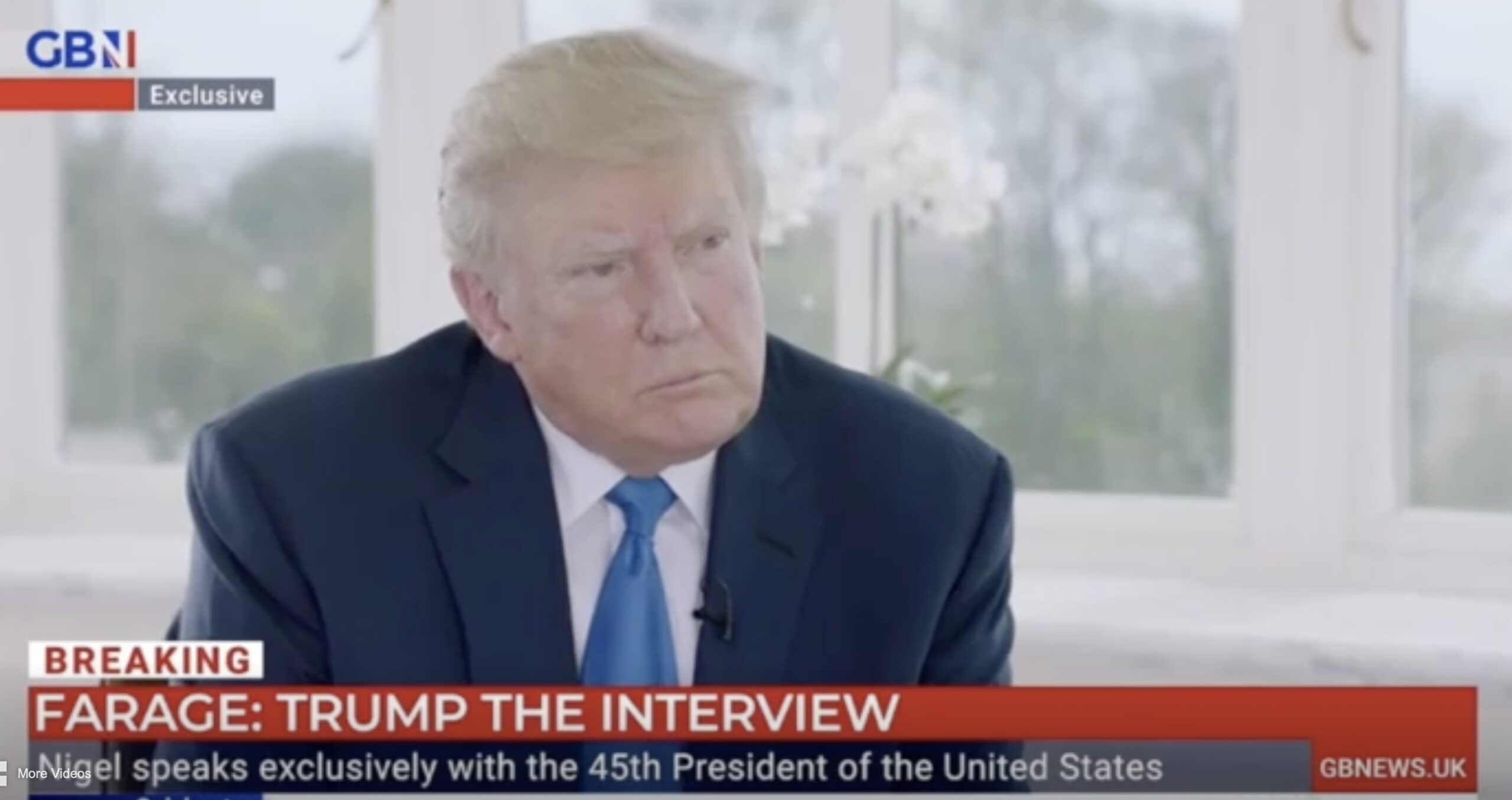 Trump Scolds Farage For Suggesting He Stop Talking About 2020