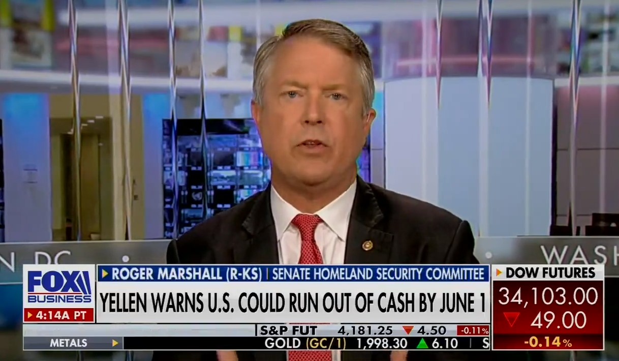 Roger Marshall Claims Senate Will Pass GOP Debt Ceiling Plan