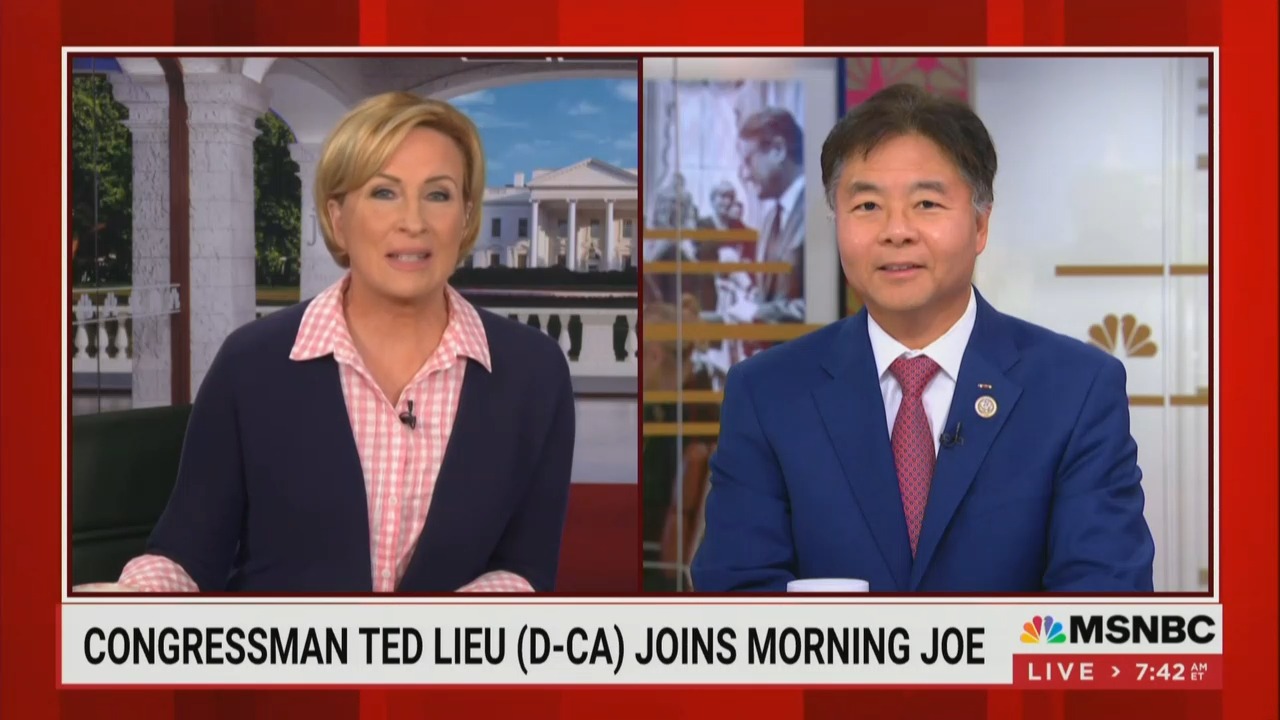 Ted Lieu Awkwardly Hawks Debunked Trump-Russia Theory