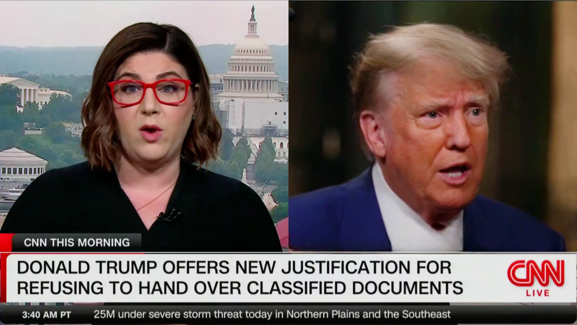 CNN Reporter Reads Trump His Rights — Says Whatever He Told Bret Baier ...