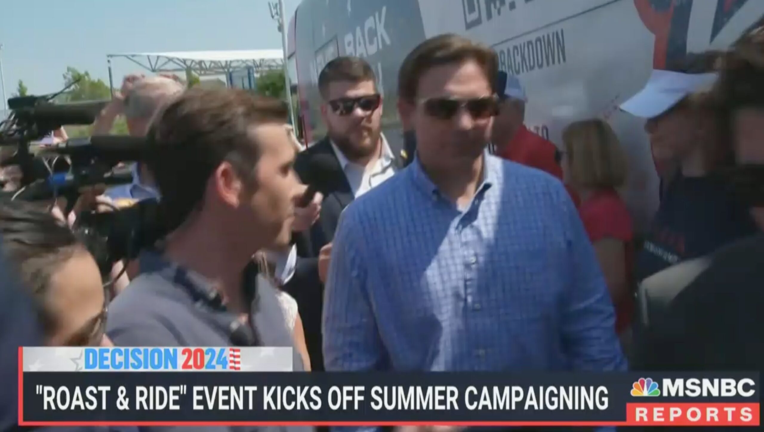 Alex Witt Praises Reporter For Asking DeSantis A Trump Question