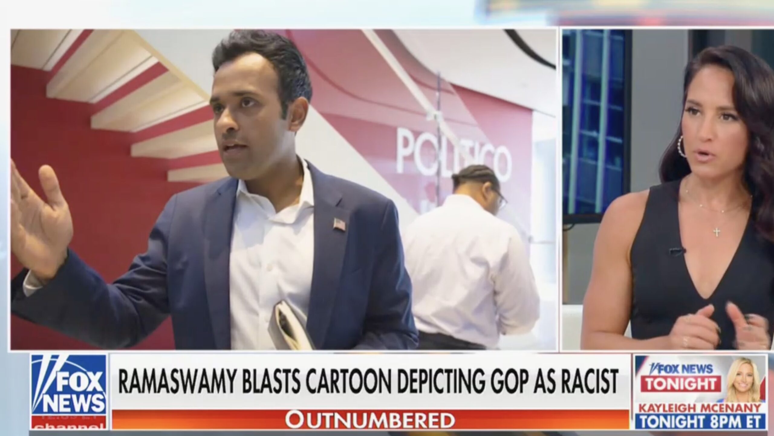 Outnumbered Co-Hosts Condemn How Cartoon Depicts MAGA Voters