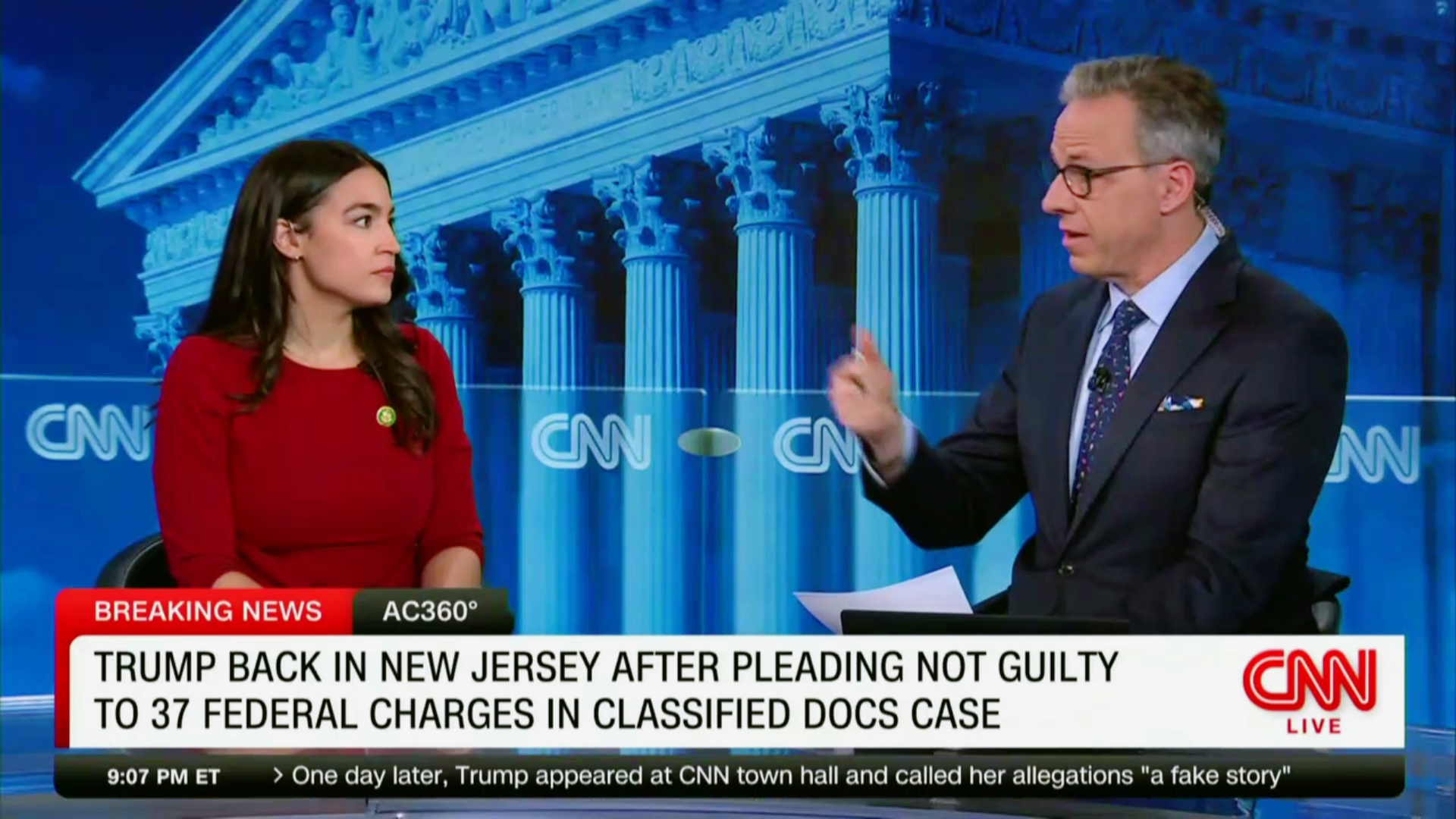 Jake Tapper Draws Laugh From AOC As He Blows Through 39-Second Fact ...