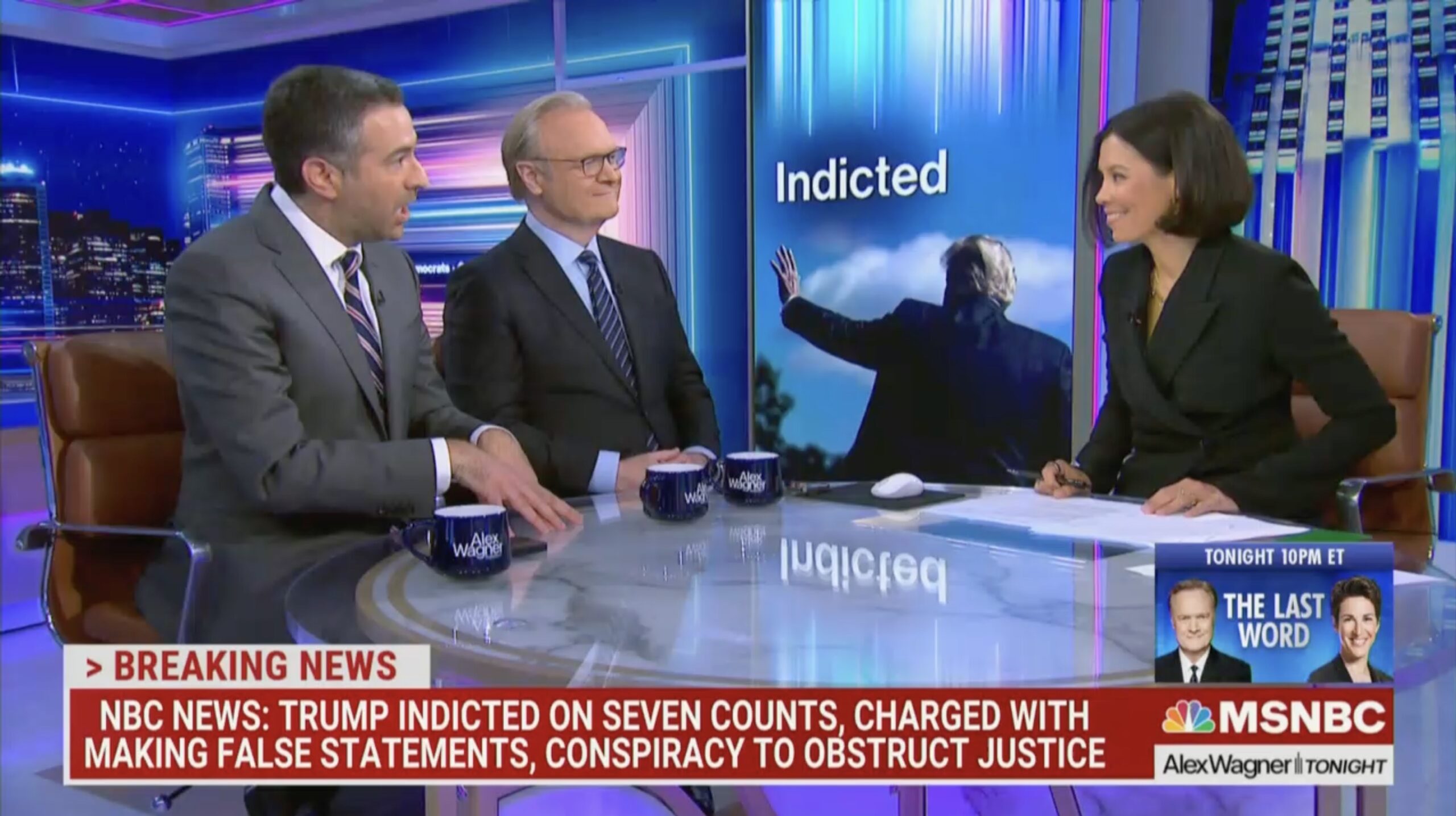 MSNBC's Ari Melber Quotes 'Wisdom of 21 Savage' Following Trump Indictment