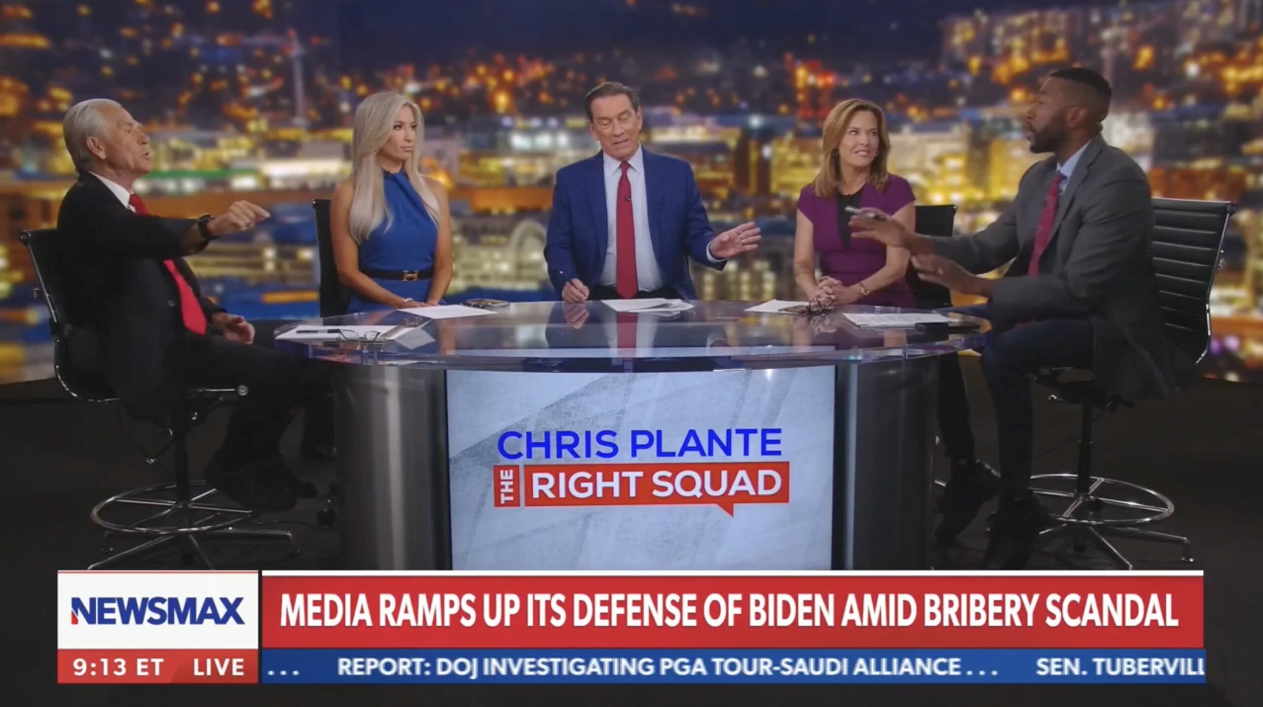Newsmax Panel With Peter Navarro Gets Heated Over Biden-Burisma ...