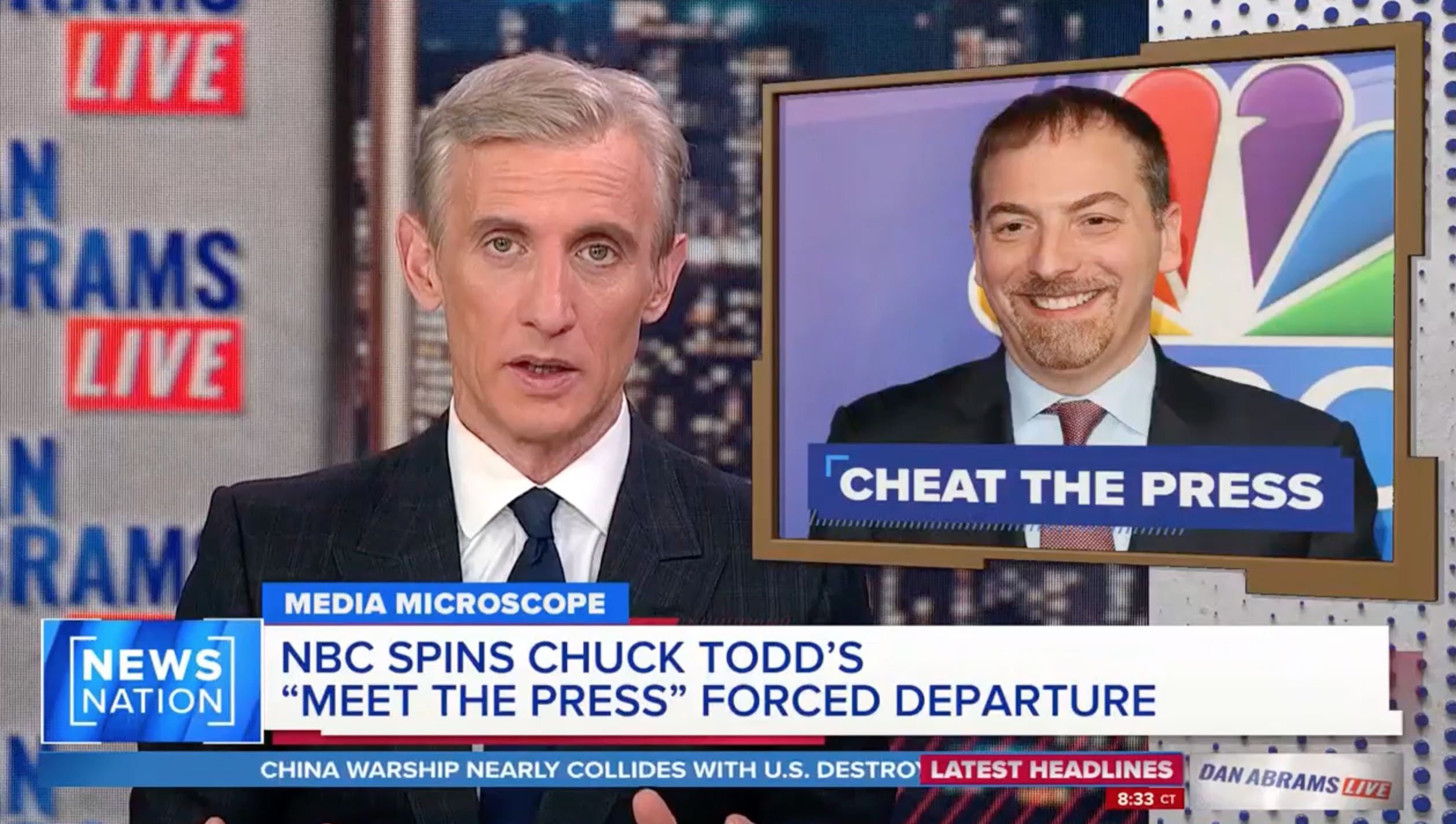Dan Abrams Calls Out NBC Spin on Chuck Todd, Meet The Press
