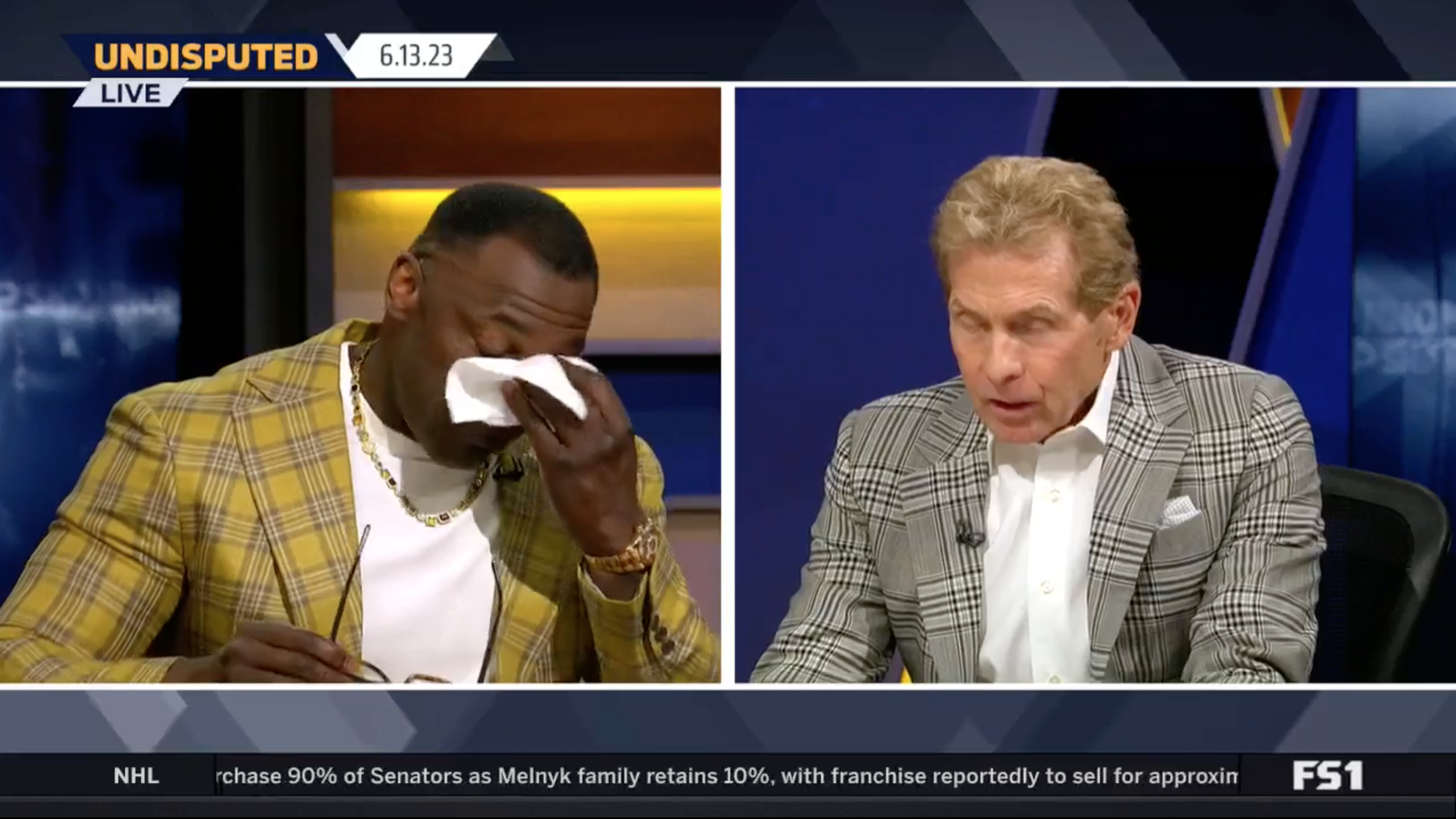 Shannon Sharpe Shares Emotional Goodbye With FS1, Undisputed