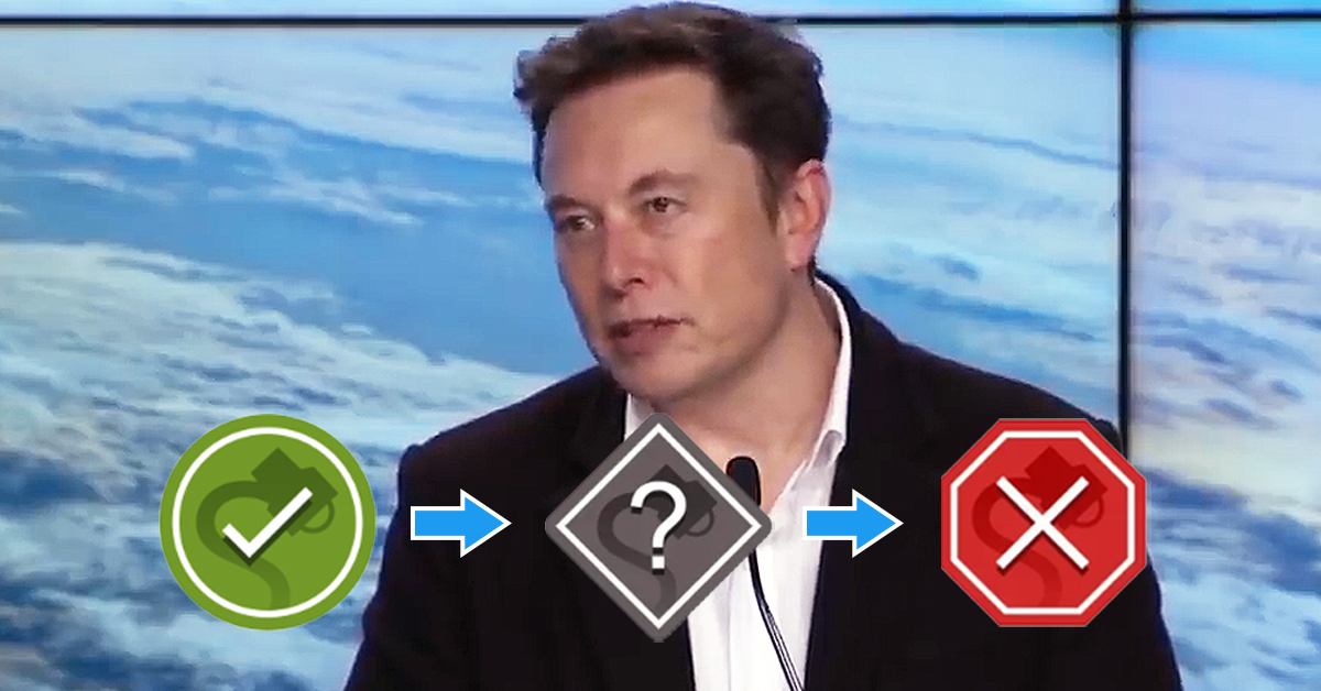 Snopes Changes Rating on Musk, Missing Sub From True to False