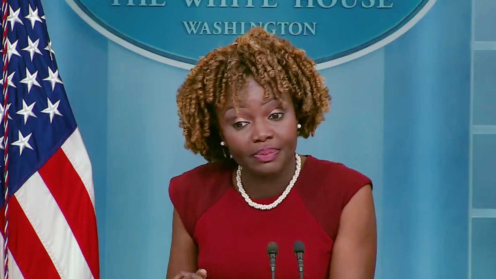 White House Defiantly Says ‘MAGA Republicans’ After Jean-Pierre Warned ...