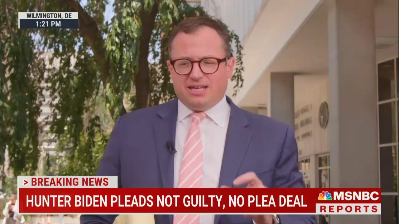 MSNBC's Tom Winter Explains Hunter Biden's 'Not Guilty' Plea