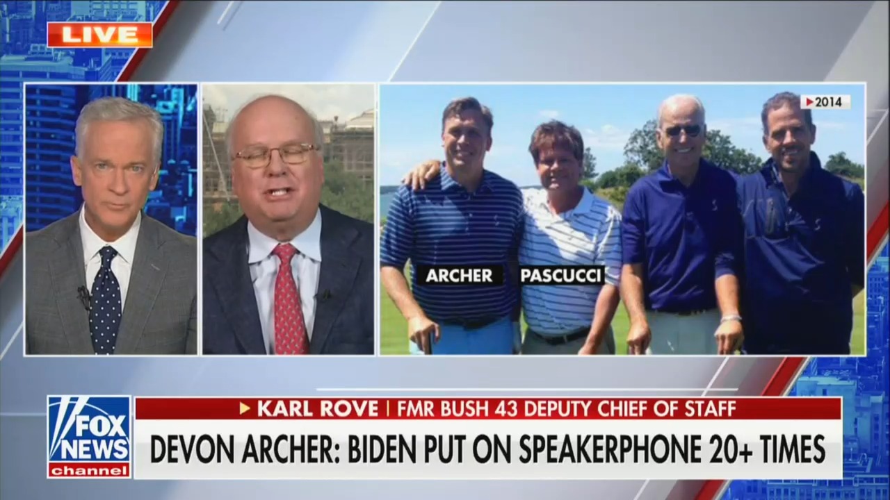 Karl Rove: Why Do You Think Hunter Biden Called Joe Biden?