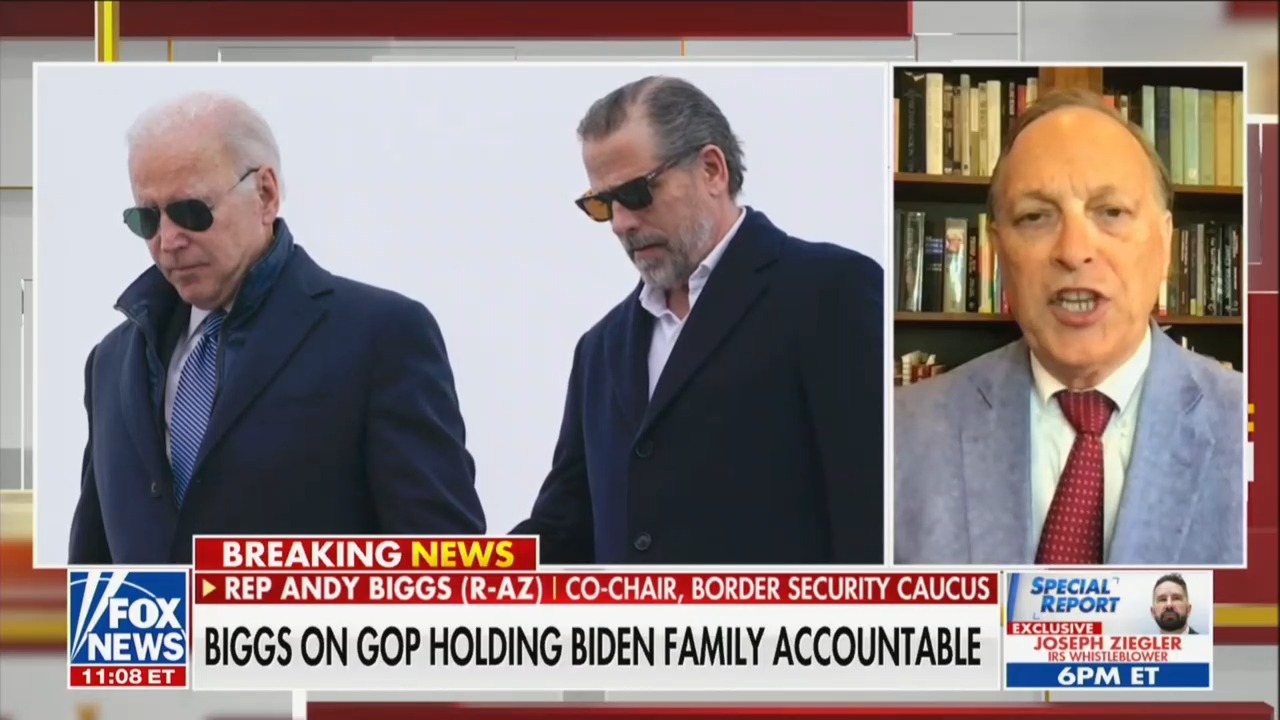 Andy Biggs Would Impeach Biden Over Unverified Bribe Claims