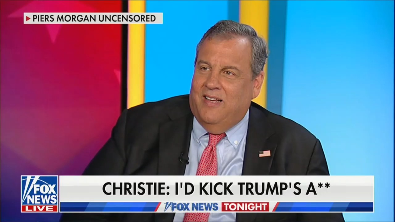 Chris Christie Says He'd Kick Donald Trump's Ass In a Fight