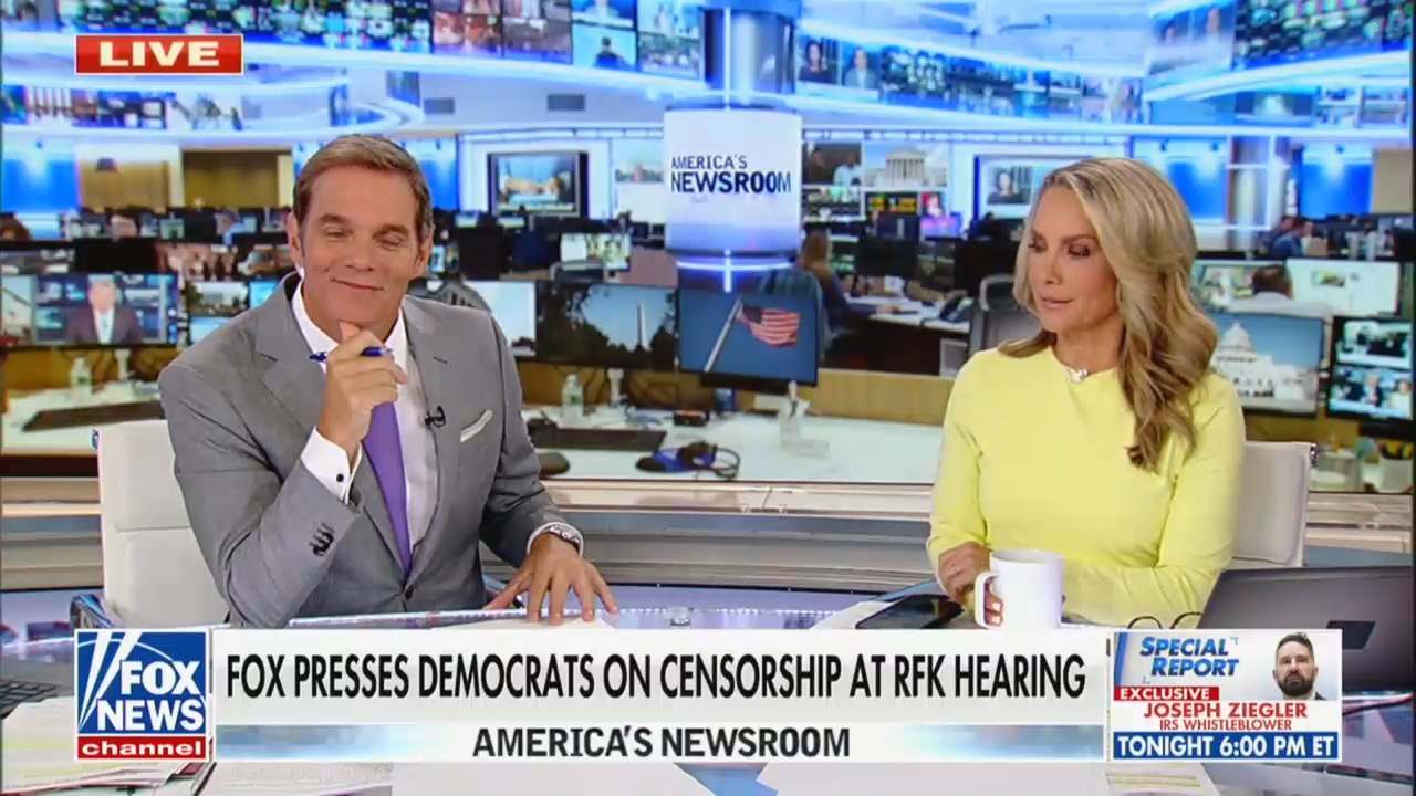 Fox News Hosts Brag About Network Carrying RFK Jr. Hearing