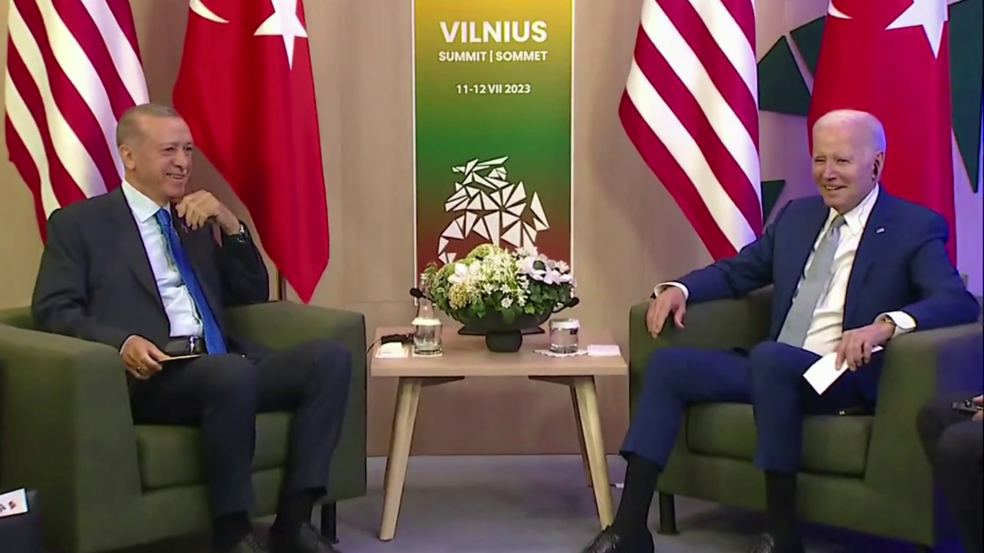 Biden Predicts Win With Wisecrack At International Photo Op