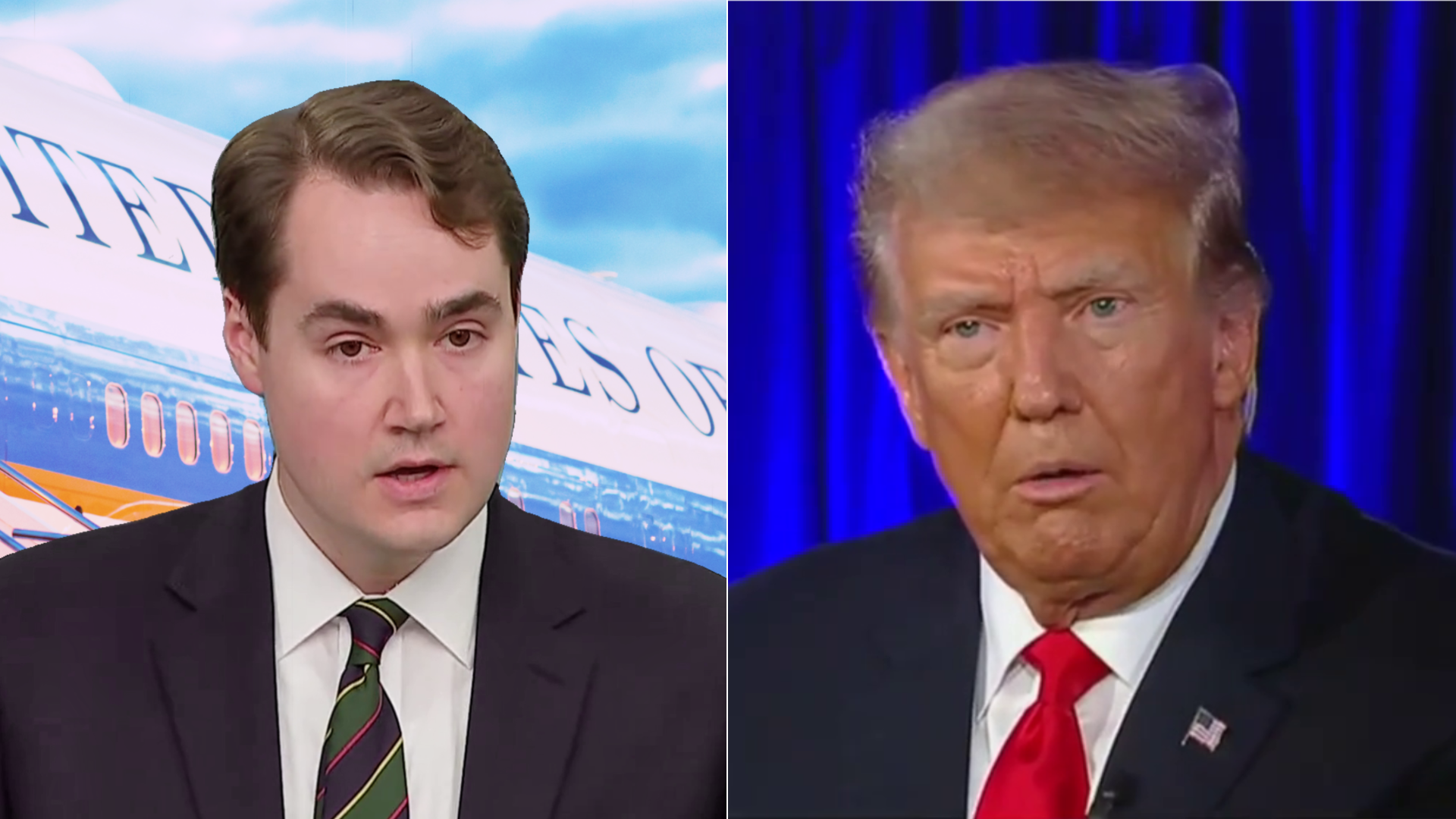 Biden Spox Roasts Trump Presidency At Air Force One Briefing After ...