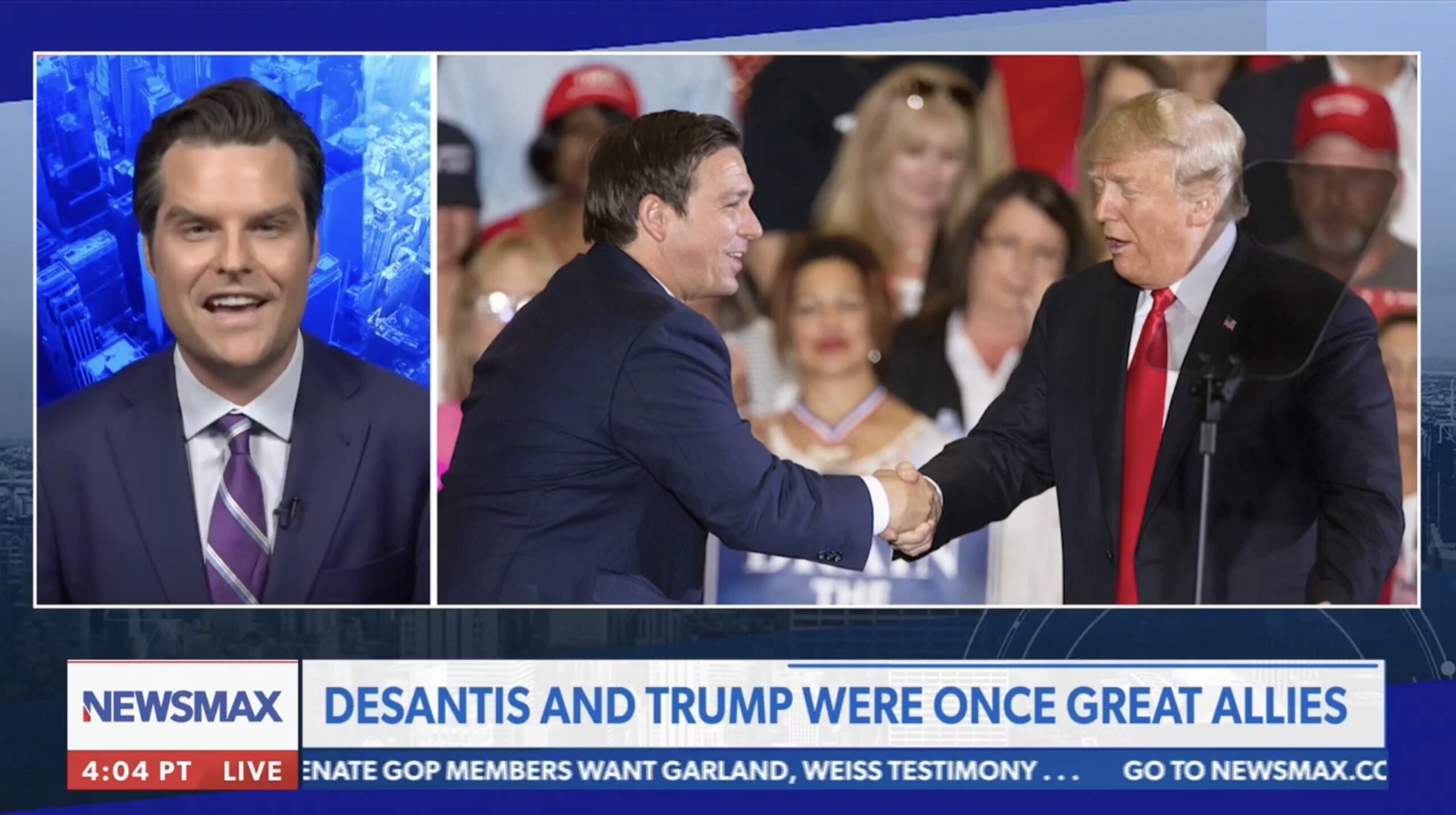 'I Coached DeSantis': Matt Gaetz Dishes Dirt, Ridicules DeSantis For ...