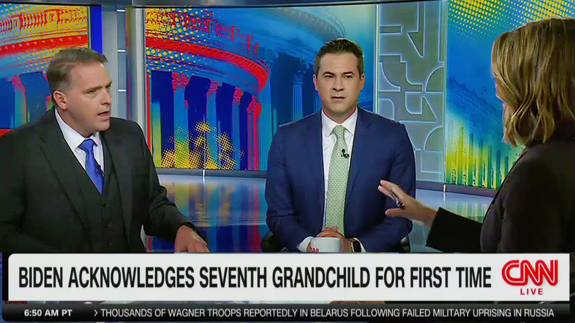 CNNs Hunt Warns BE RESPECTFUL! in Biden 7th Grandchild Flap