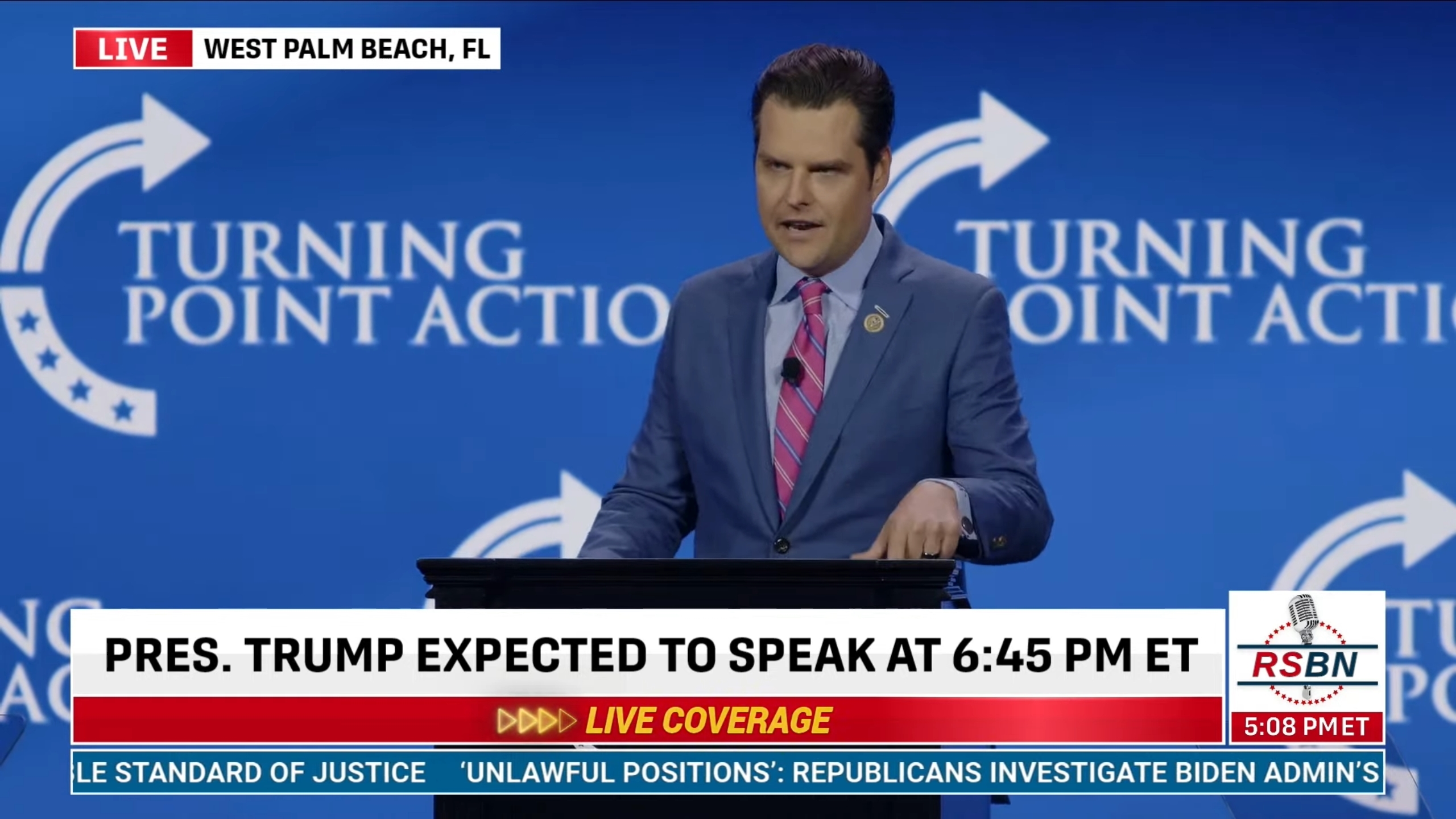 Matt Gaetz Thinks Margot Robbie Is Really Hot