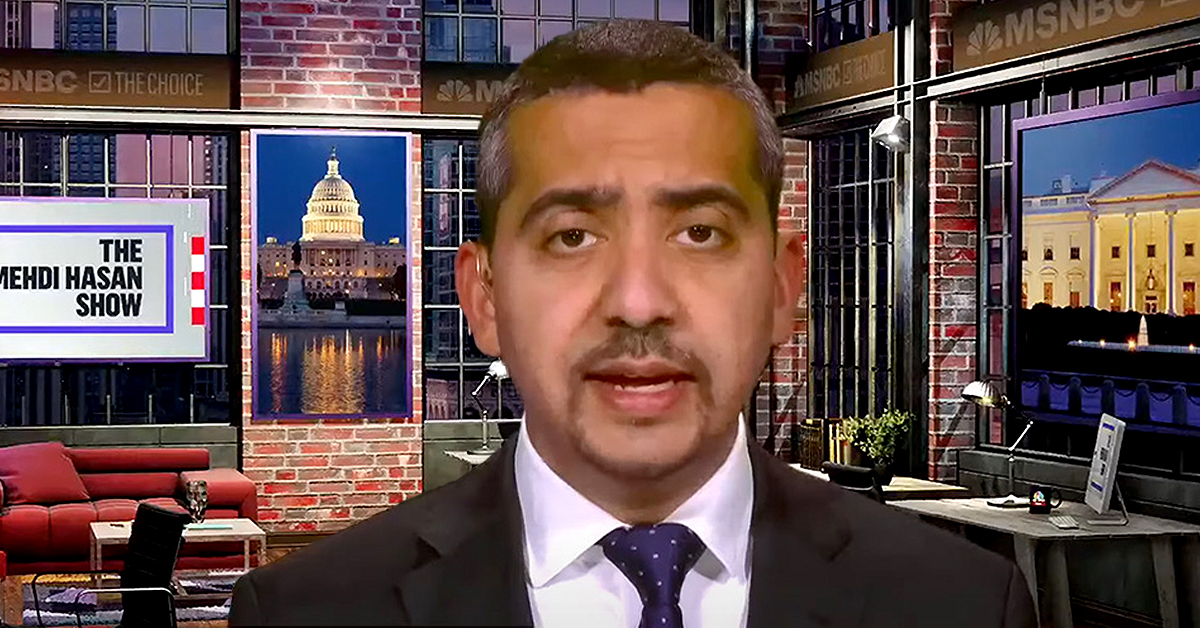 Mehdi Hasan Bashes Israel After Hamas Attack