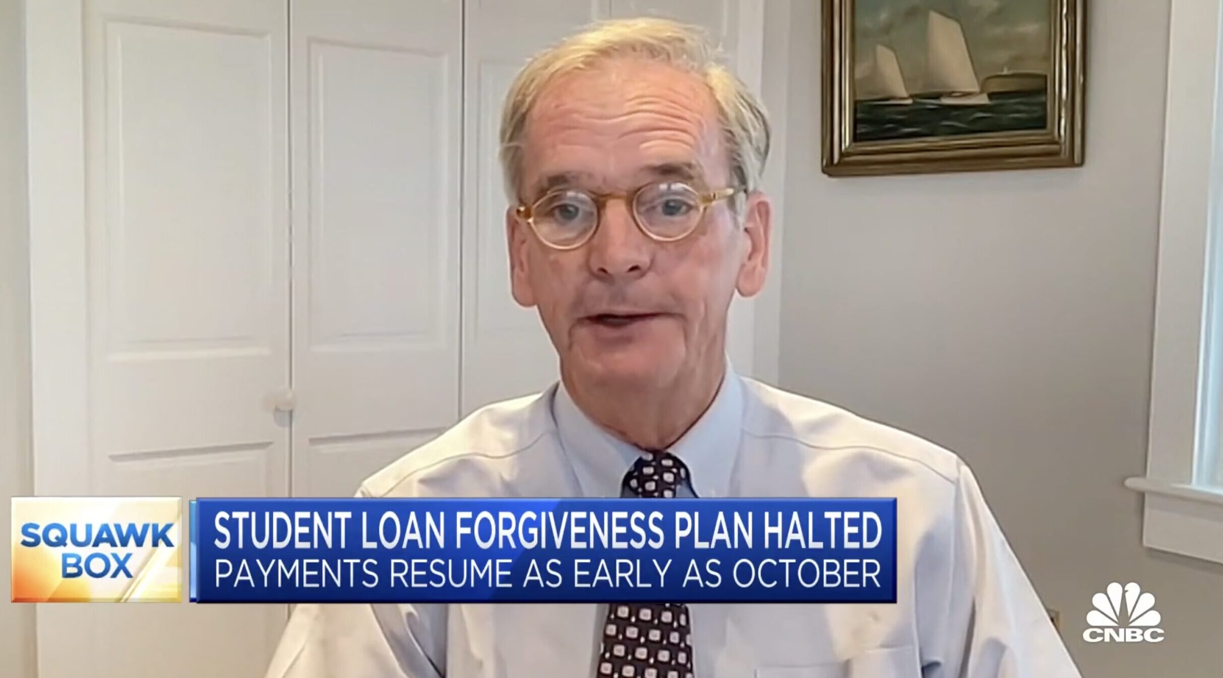 Judd Gregg Rips Biden's Student Debt Plan as 'Vote Buying'