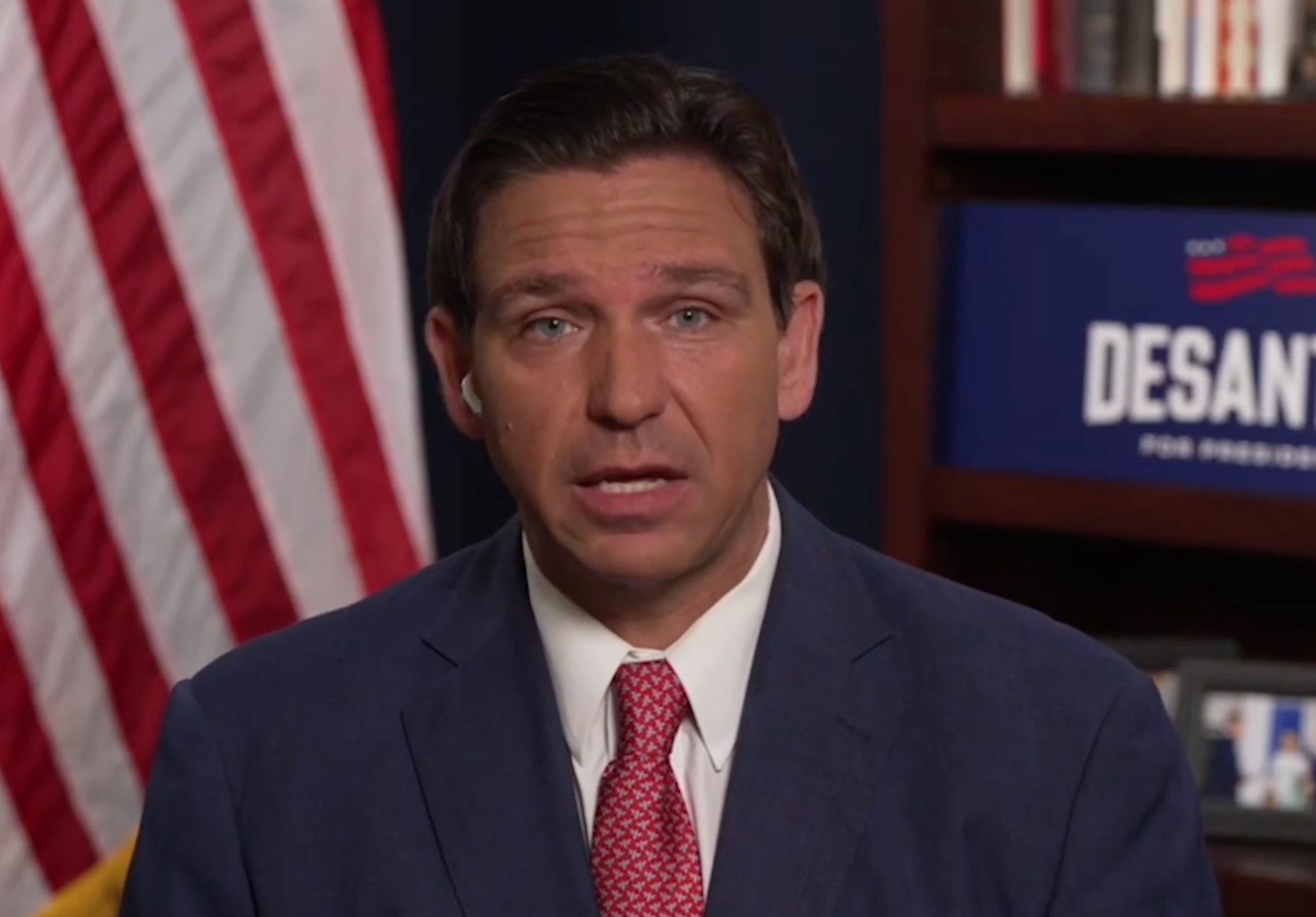 Ron DeSantis Defends Anti-LGBTQ Ad Slamming Trump