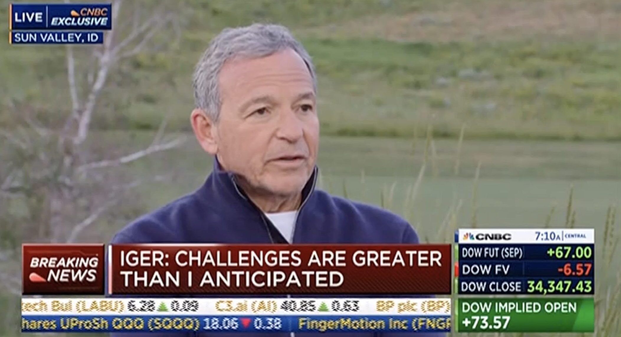 VIDEO: Disney CEO Bob Iger CNBC Interview