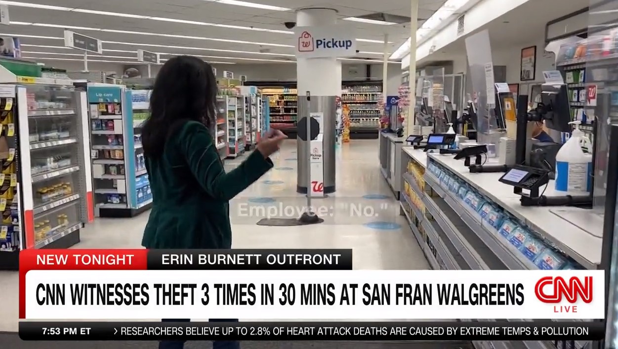 In Wild Clip, CNN Goes Inside Most Robbed Walgreens In U.S.