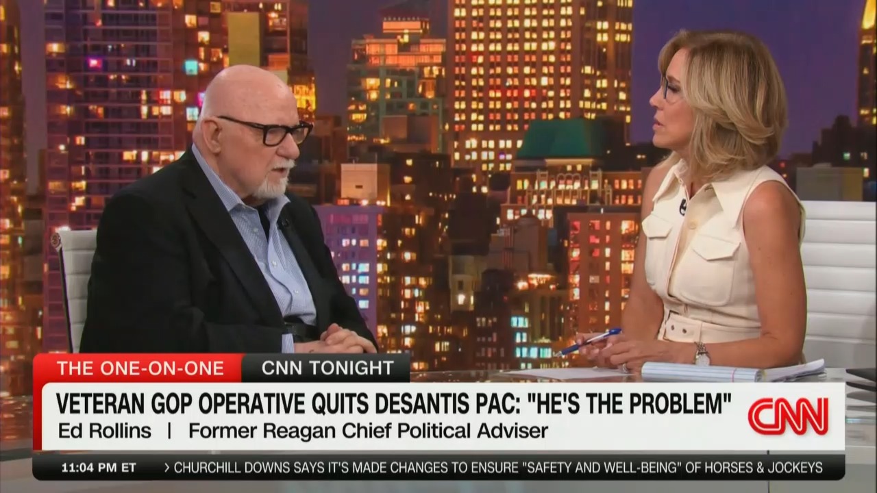 Ed Rollins Rips DeSantis on CNN: 'Not a Natural Candidate'