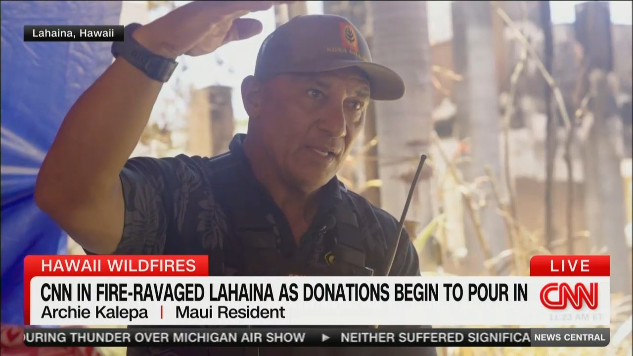 Maui Local Against Criticism of Federal Response to Wildfire