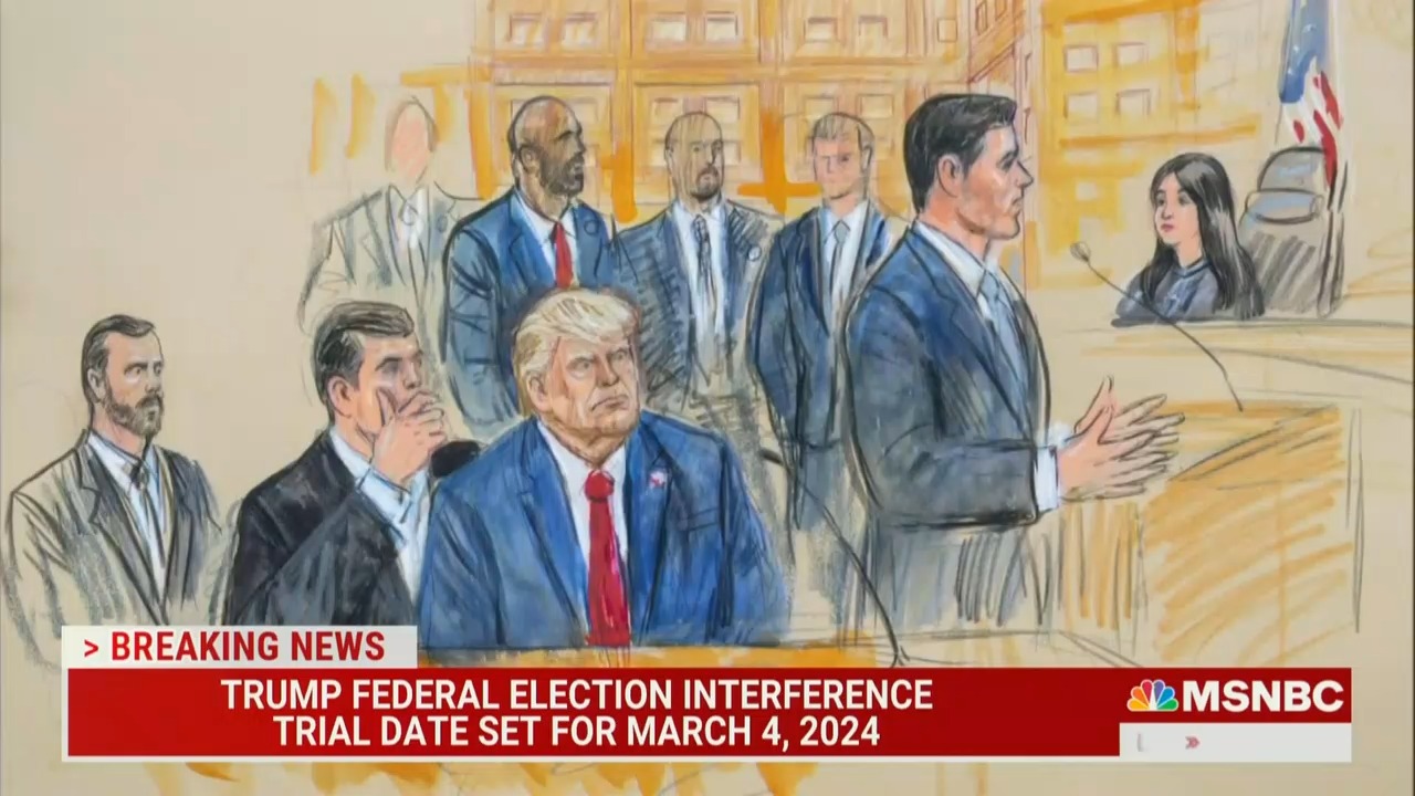 MSNBC: Trump's Lawyers Struggled in Trial Date Hearing
