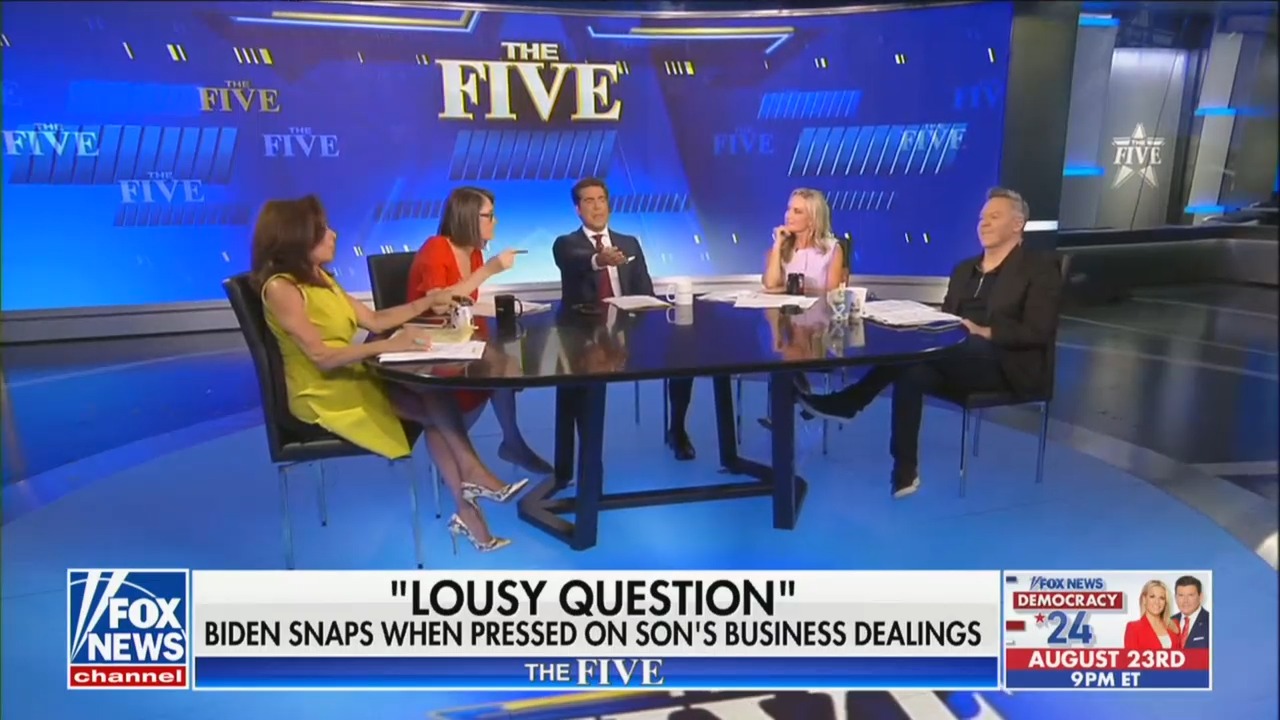 The Five Panel Descends Into Chaos Over Alleged Biden Corruption