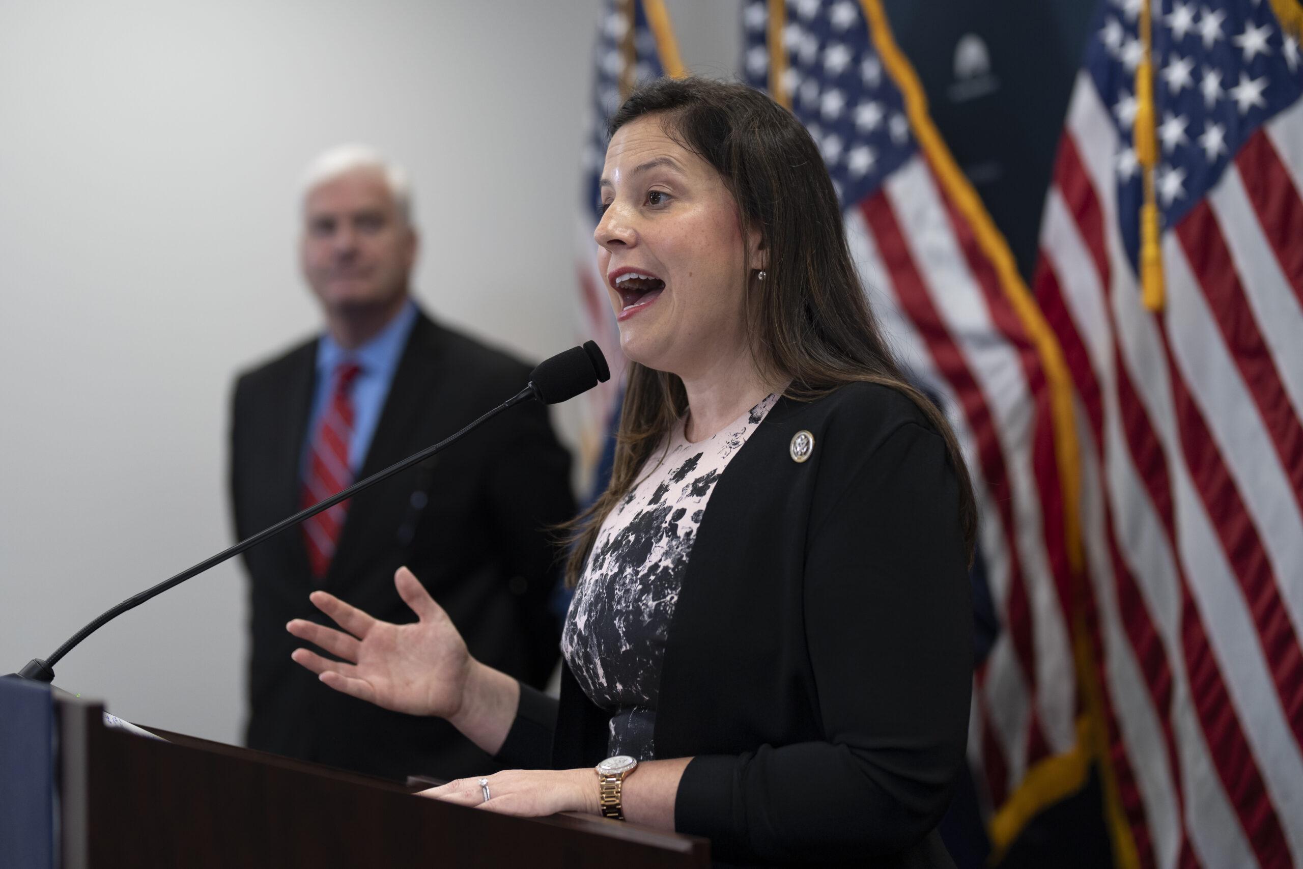Elise Stefanik Uses DeSantis Debate Memo To Pressure Him to Drop Out