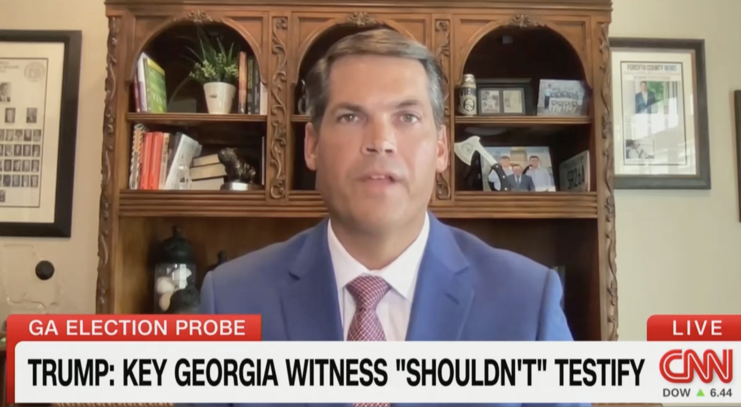 Former Georgia's Lt. Gov. Asked If Trump Attack Is Intimidation