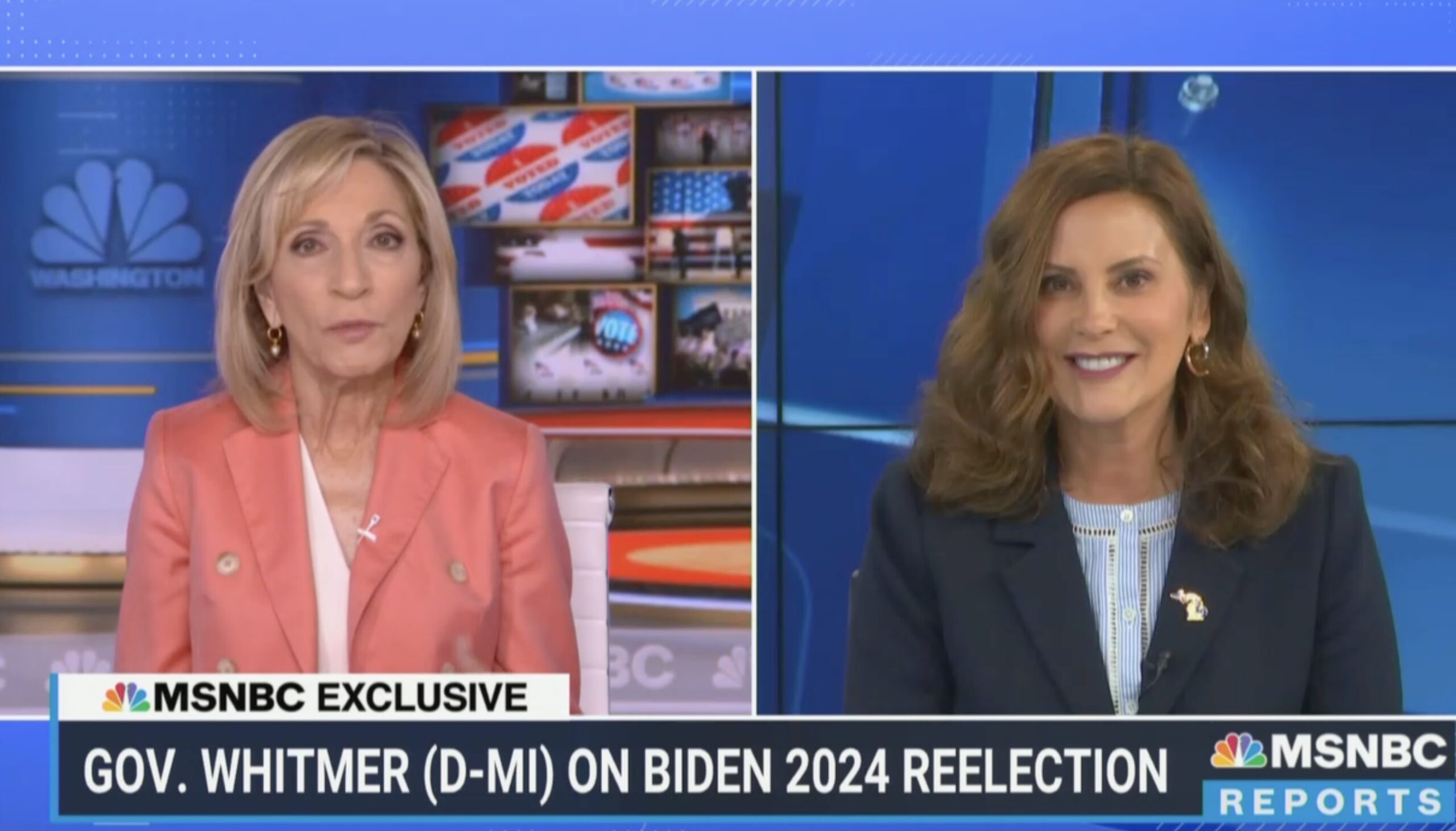 Andrea Mitchell Presses Biden Campaign Chair On Close Race